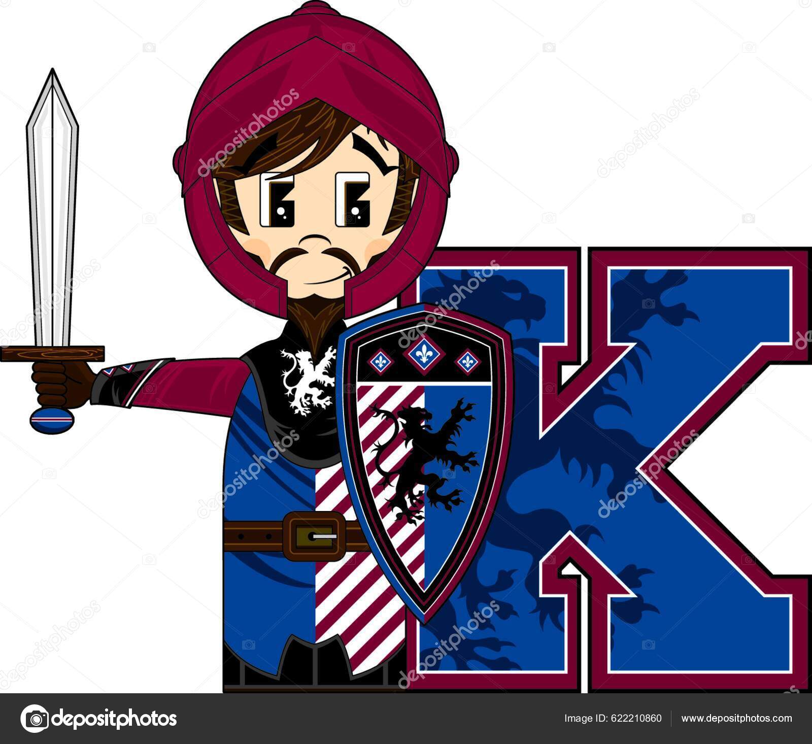 Knight Illustration Stock Vector by ©YAY_Images 622210860