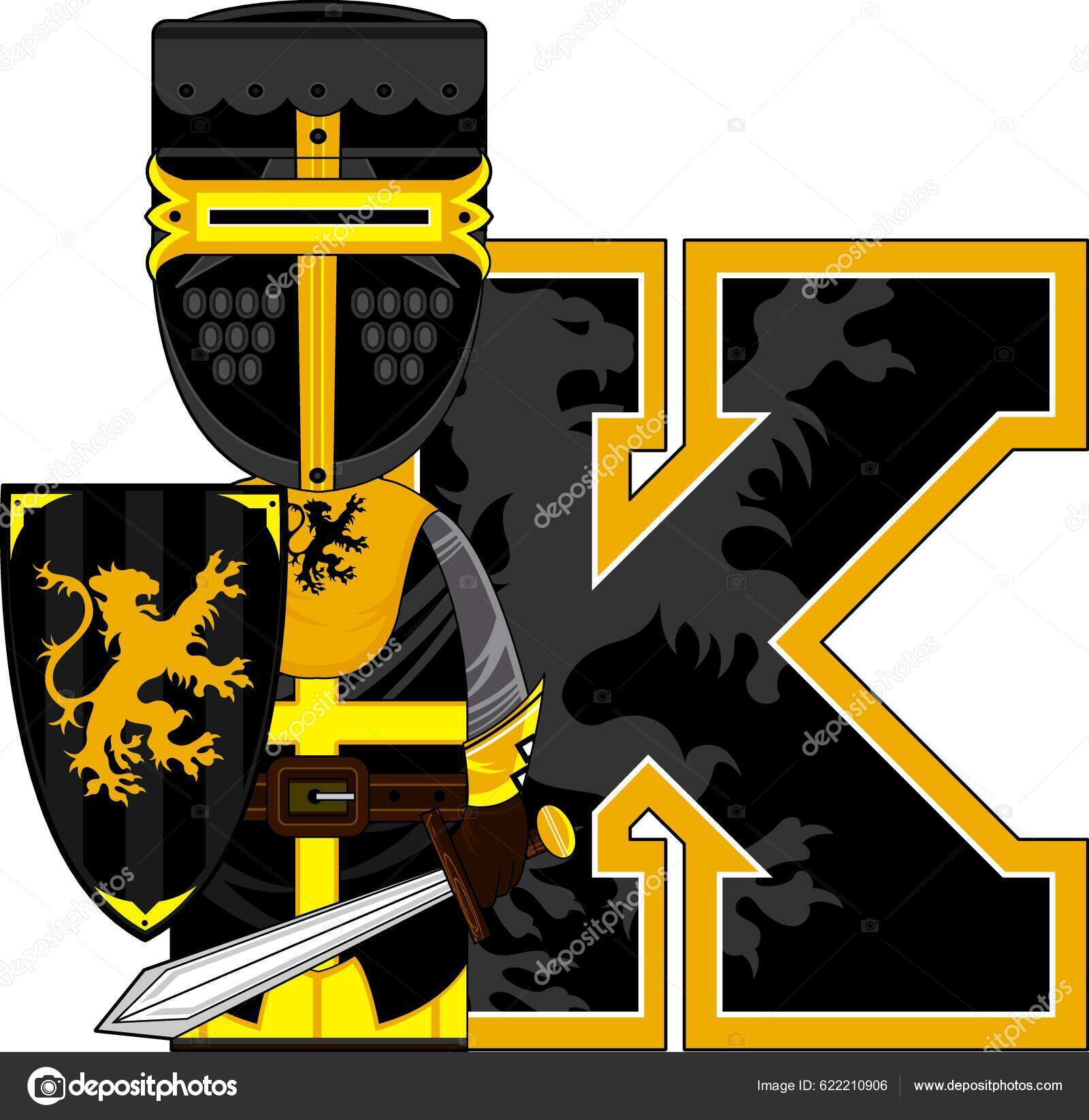 Knight Illustration Stock Vector by ©YAY_Images 622210906