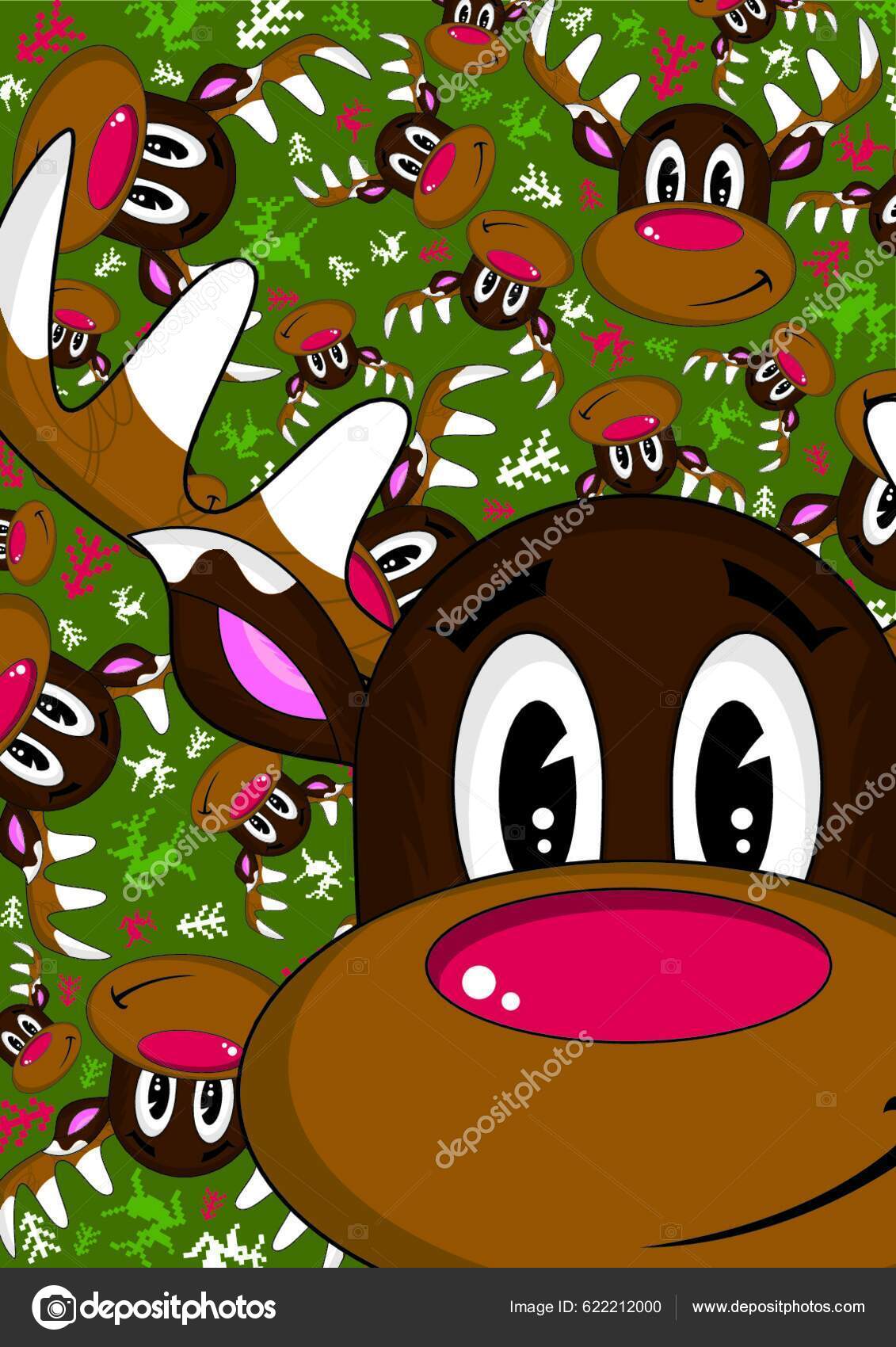 Desenhos Animados Rudolph Rena Vetor de stock de ©YAY_Images 622212000