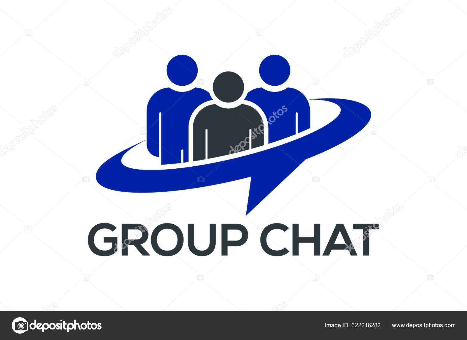 Group Chat Logo Symbol People Logo Stock Vector by ©YAY_Images 622216282