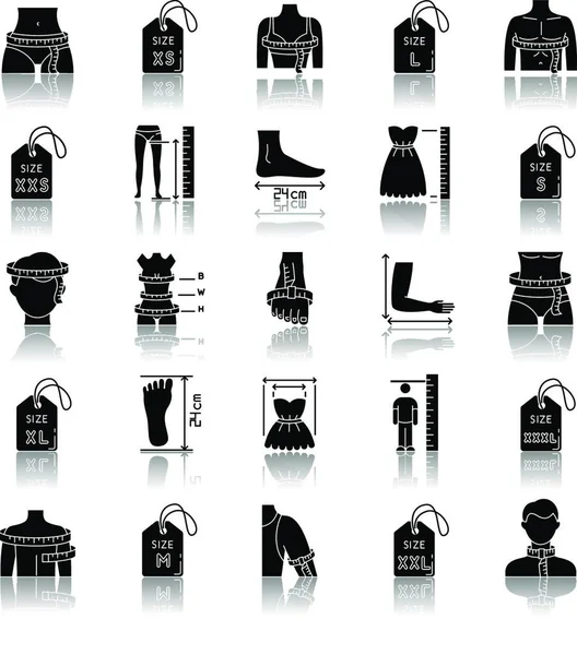 Sizes measurements Vector Art Stock Images | Depositphotos