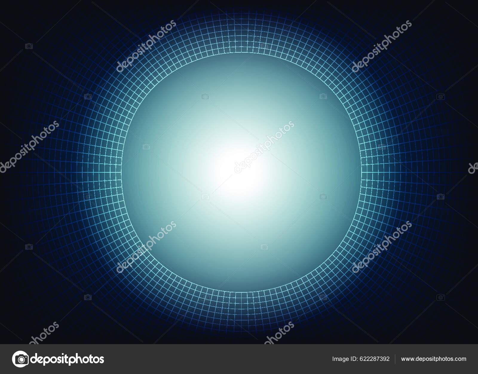 Modern Grid Line Bend Spherical Bright Light Illuminated Middle Stock ...