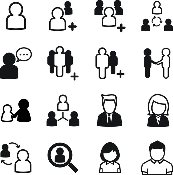 Vektor Mennesker Ikon Sæt Stock-vektor af ©YAY_Images 621226036