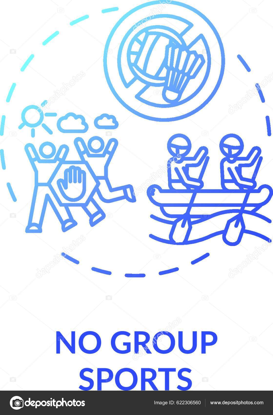Group Sports Concept Icon Vector de stock por ©YAY_Images 622306560