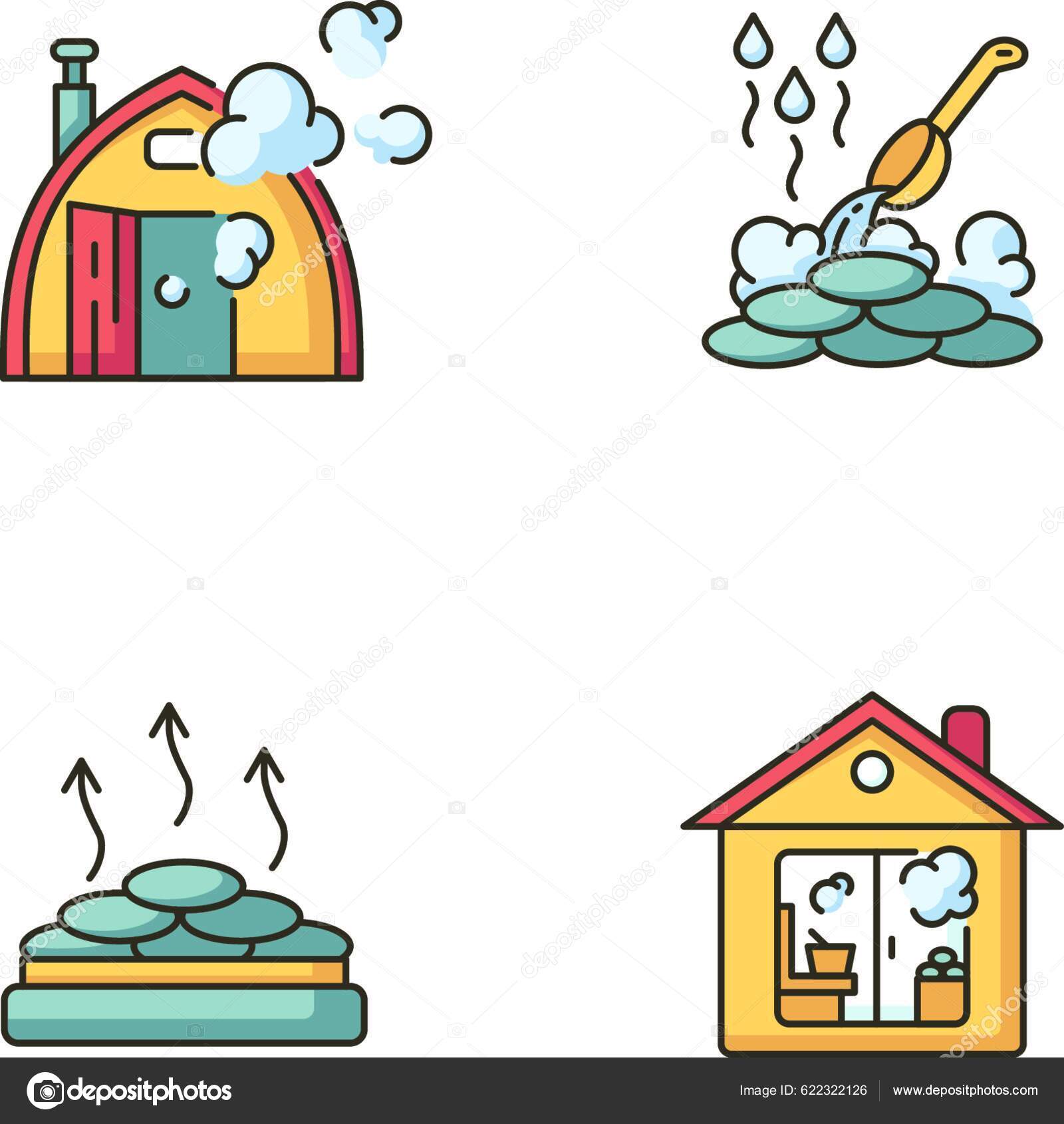 Sauna Types Rgb Color Icons Set Stock Vector by ©YAY_Images 622322126 Sauna Types Rgb Color Icons Set Stock Vector by ©YAY_Images 622322126