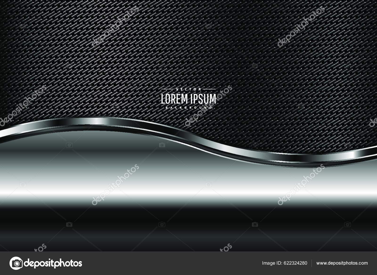 Metallic Background Vector Illustration Simple Design Stock Vector by ...