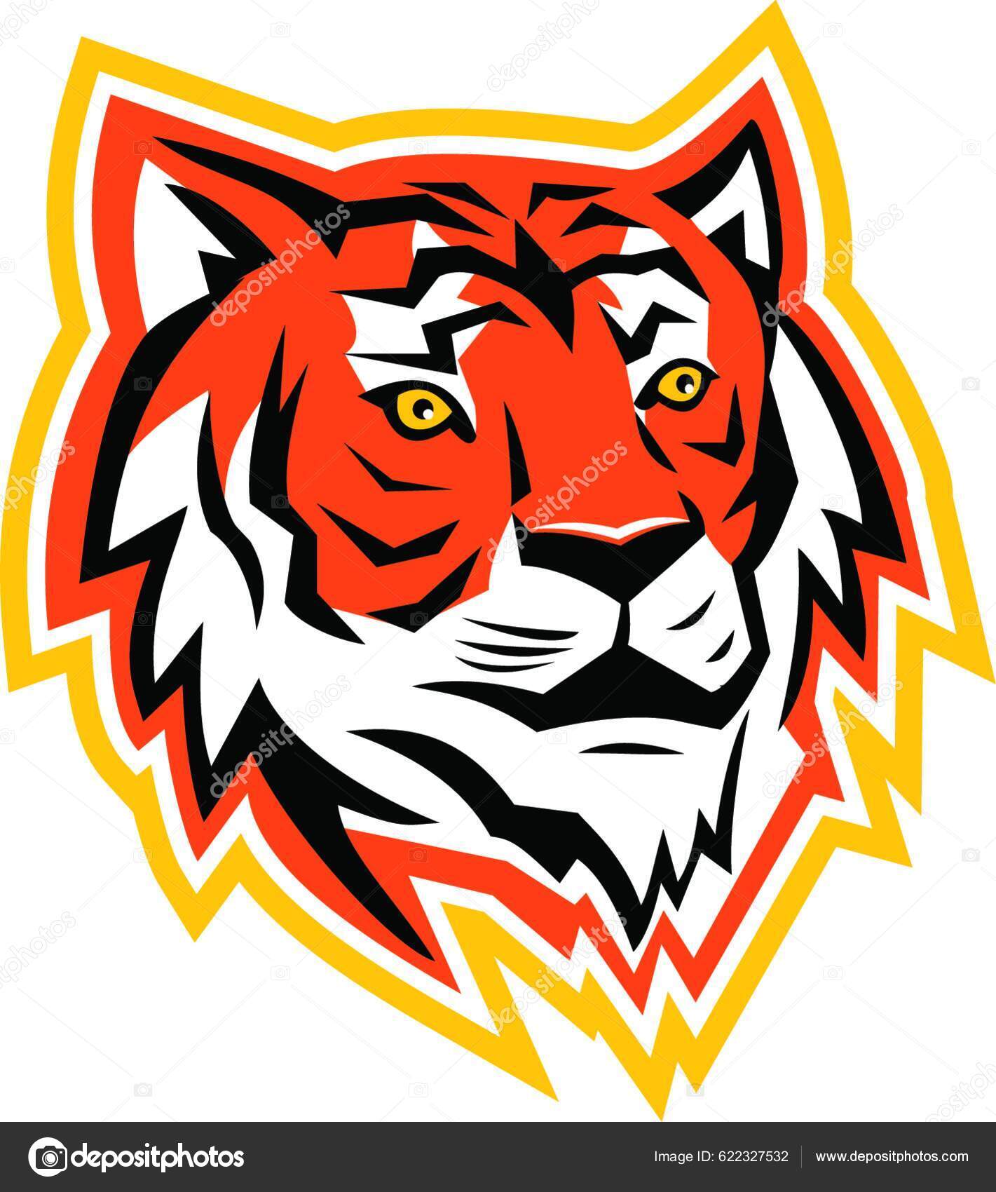 Bengalisk Tigerhuvud Maskot vektor av ©YAY_Images 622327532