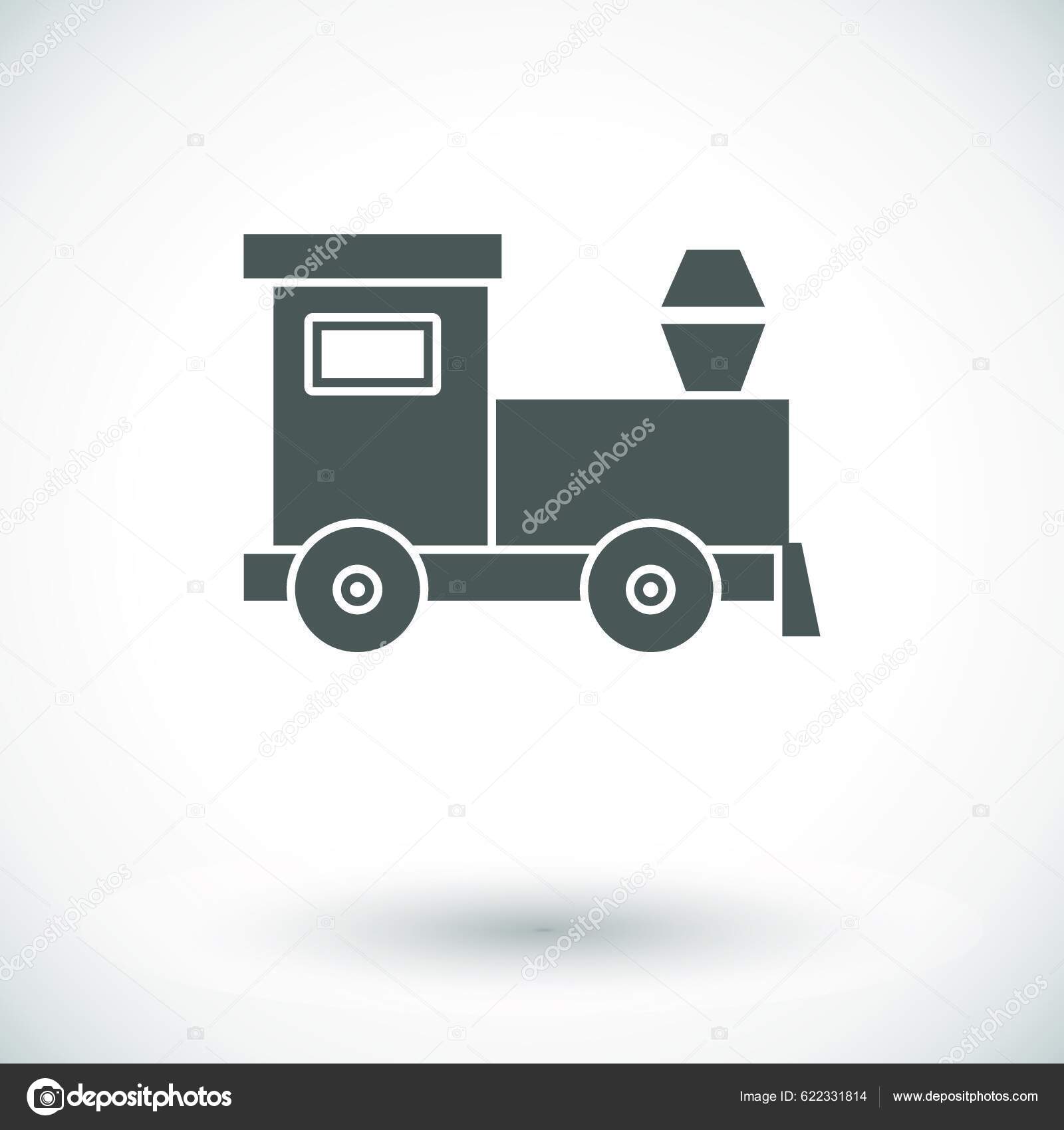 Train Toy Vector Illustration Simple Design Stock Vector by ©YAY_Images ...