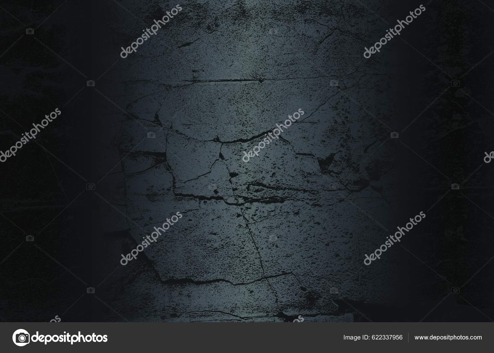 Luxury Black Metal Gradient Background Distressed Cracked Concrete ...