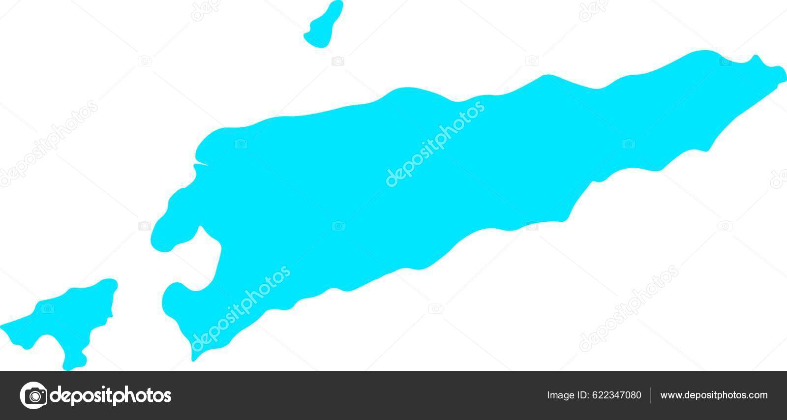 Mapa Timor Oriental Vector de stock #622347080 de ©YAY_Images