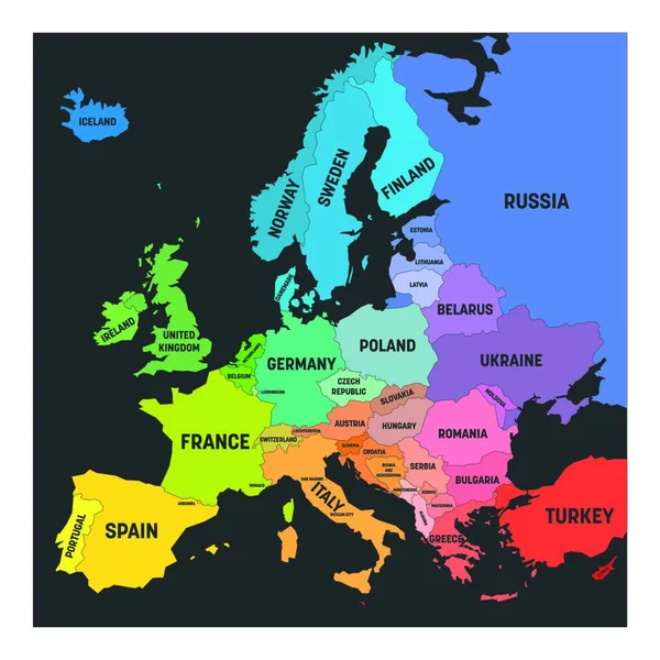 Map Denmark Named Regions Stock Vector Image by ©YAY_Images #621850528