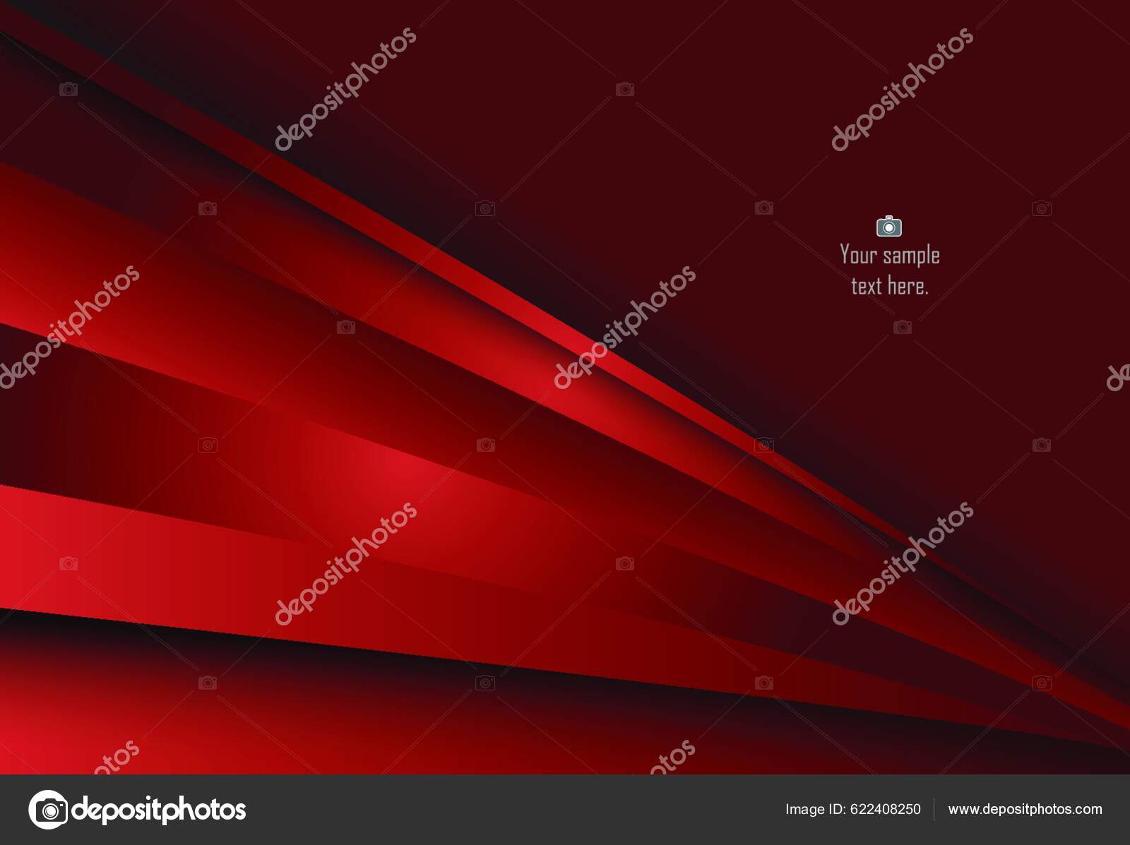 Red Abstract Line Curve Wave Material Design Background Stock Vector ...