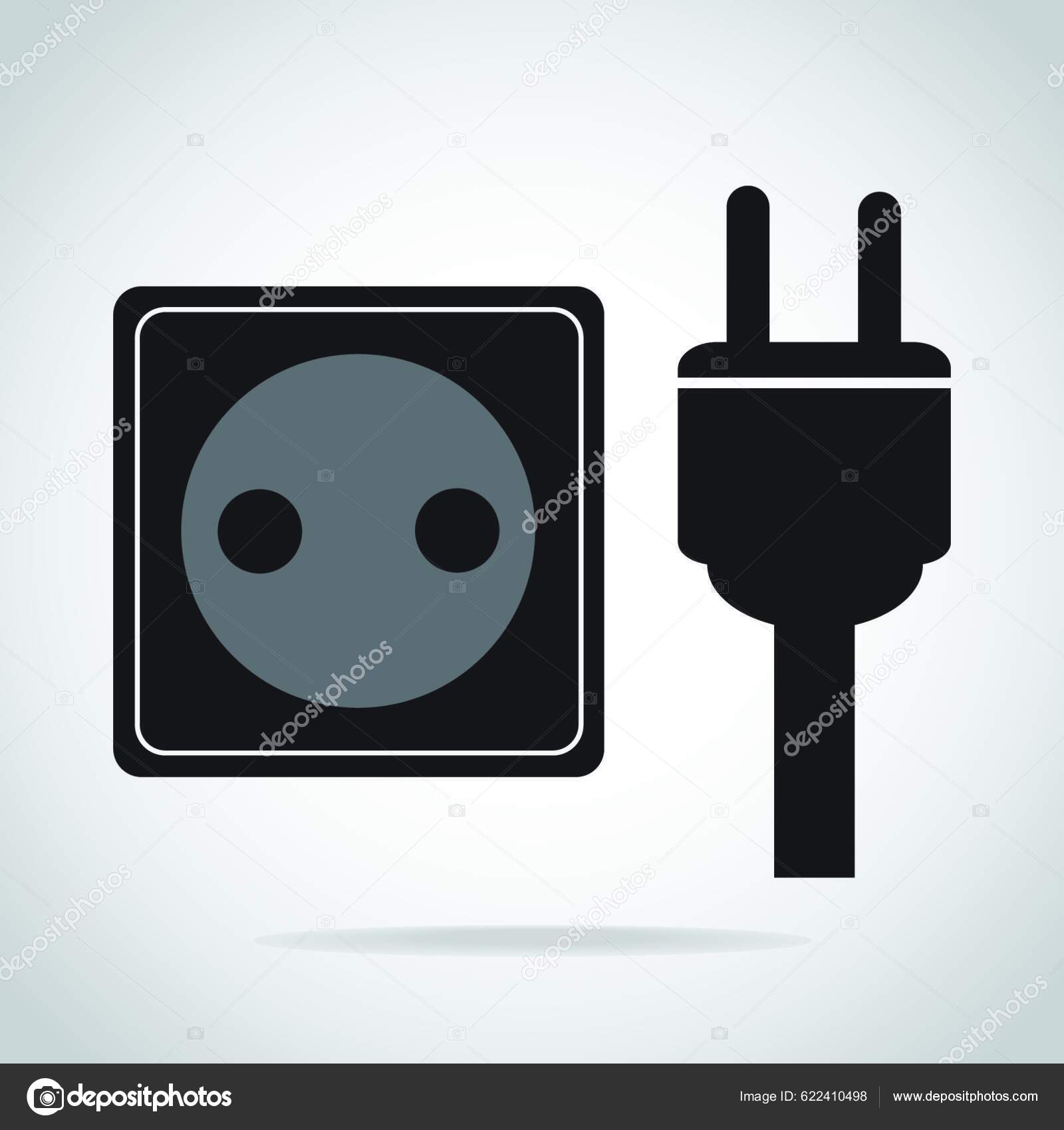 Plug Icon Socket Icon Sign Stock Vector by ©YAY_Images 622410498