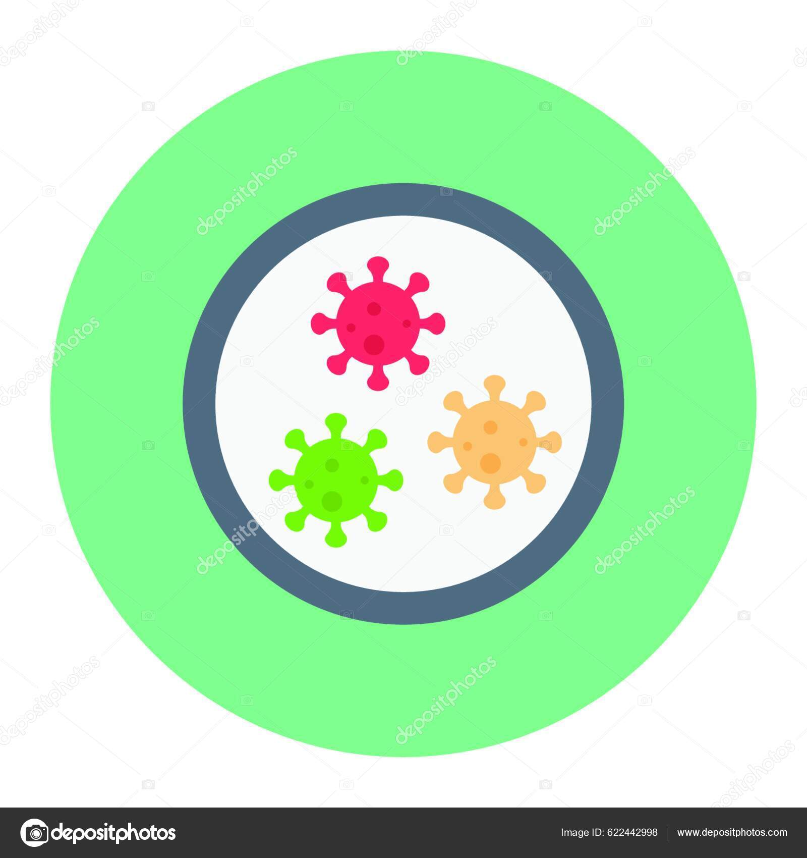 Ícone Bactérias Ilustração Vetorial Vetor de stock de ©YAY_Images 622442998