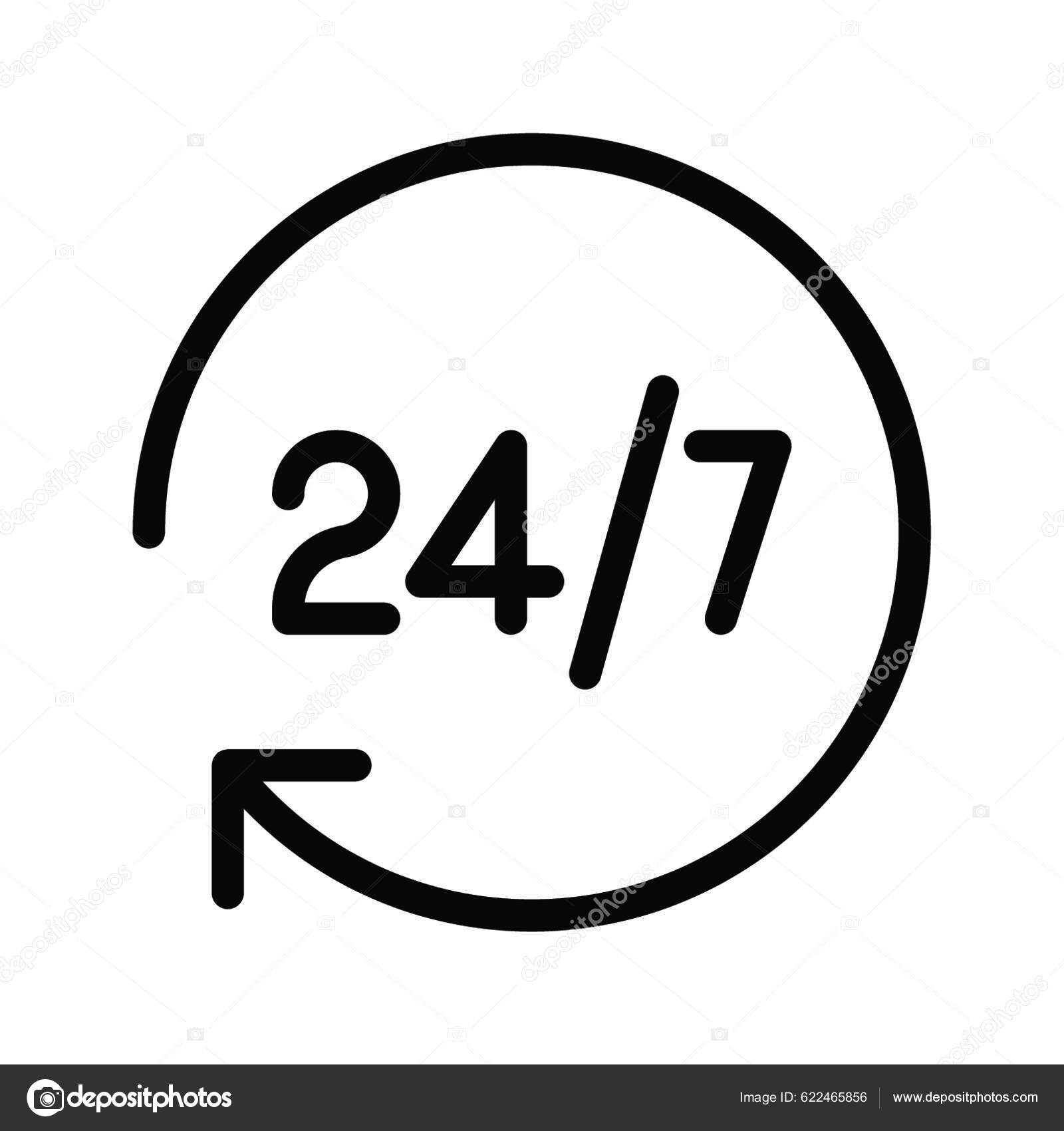 Hours Symbol Sign Stock Vector by ©YAY_Images 622465856 Hours Symbol Sign Stock Vector by ©YAY_Images 622465856