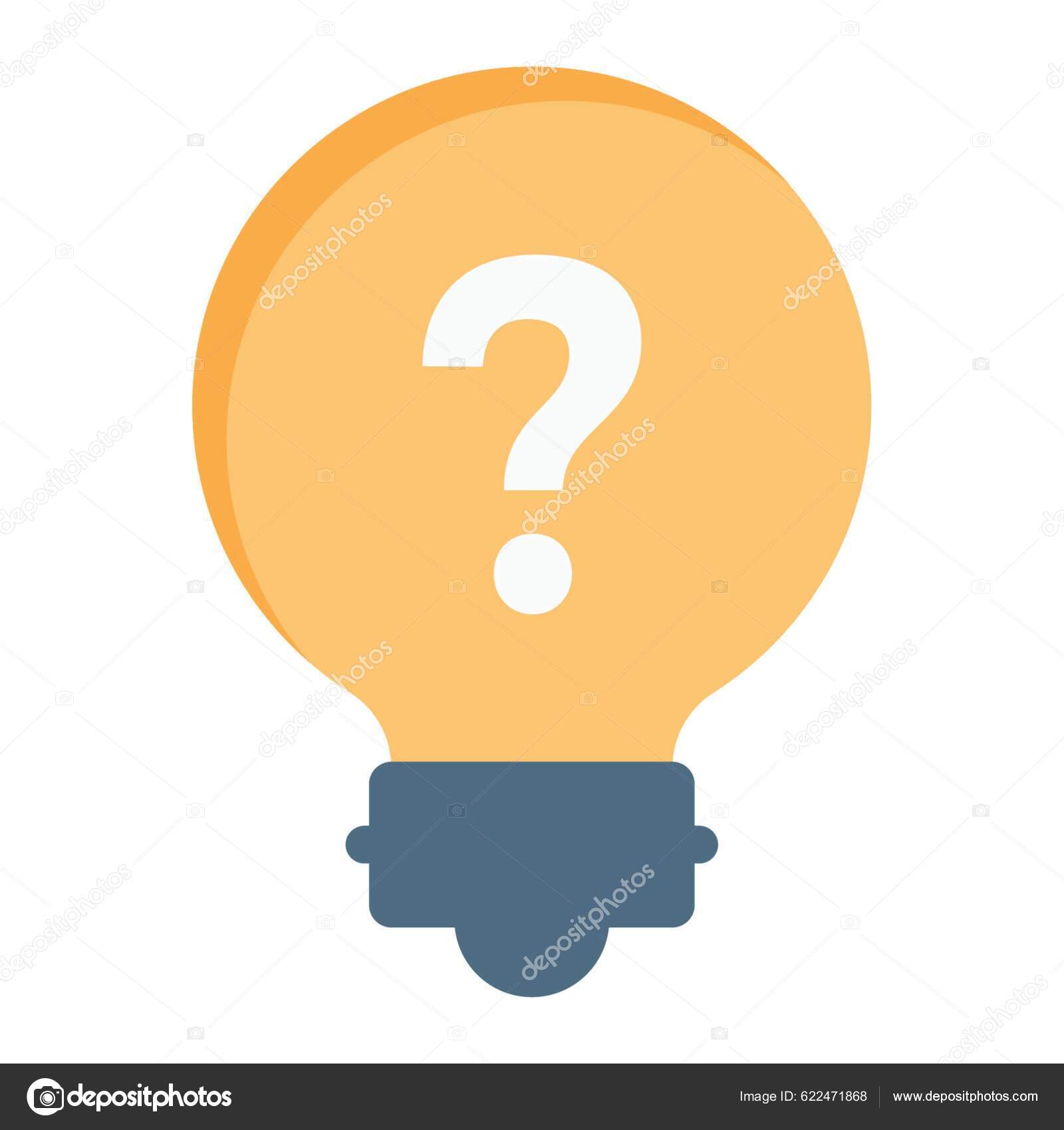 Icono Del Signo Interrogación Ilustración Simple Web Vector de stock #622471868 de ©YAY_Images