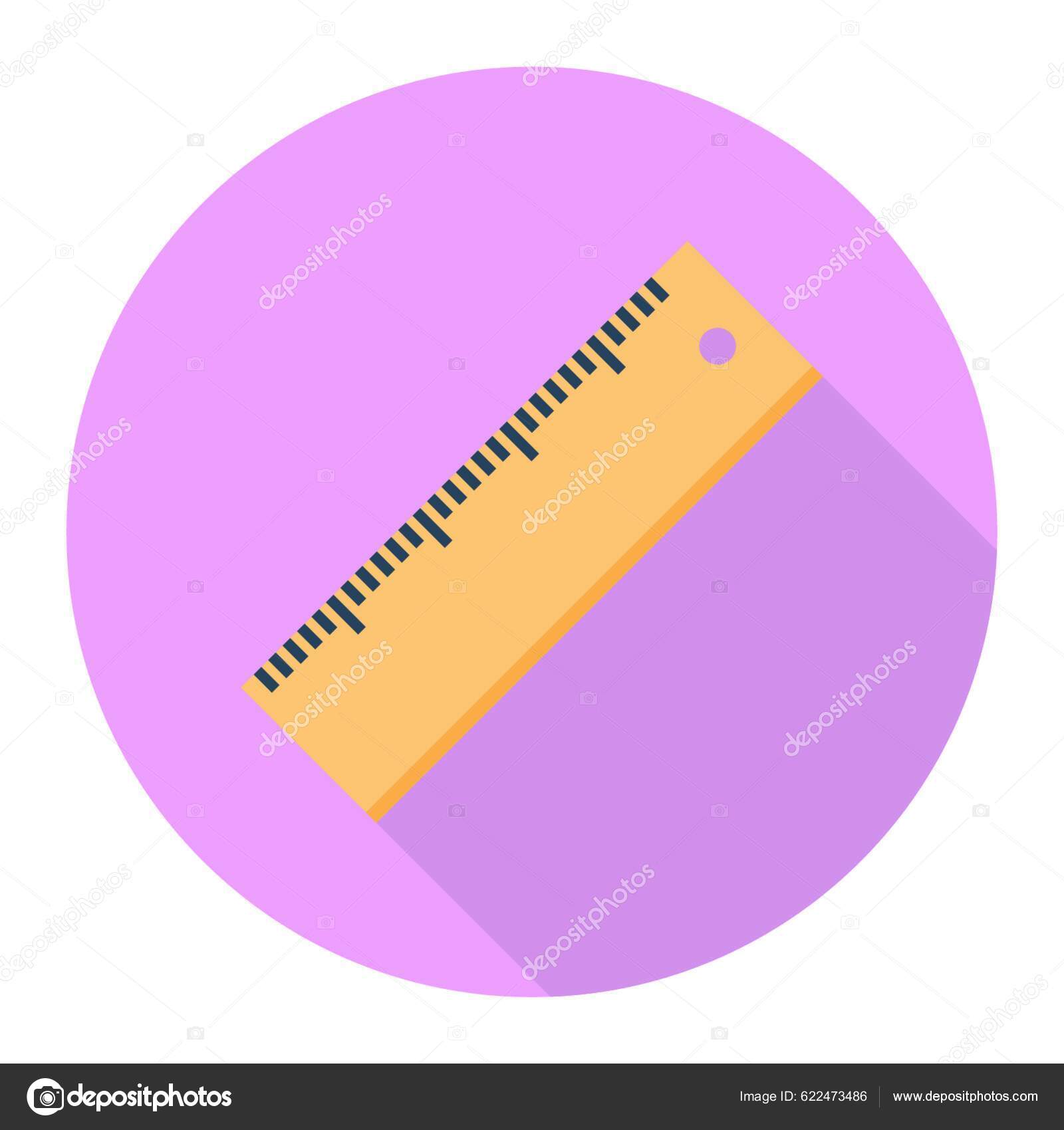 Ruler Icon Measure Symbol Vector Illustration Stock Vector by ©YAY ...