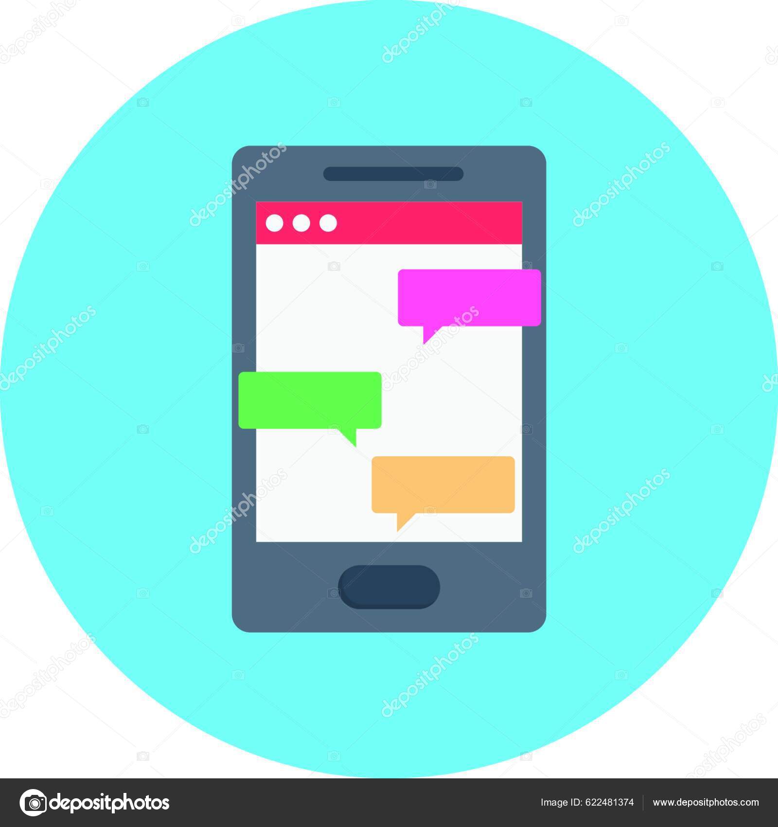 Message Icon Vector Illustration Stock Vector by ©YAY_Images 622481374 Message Icon Vector Illustration Stock Vector by ©YAY_Images 622481374