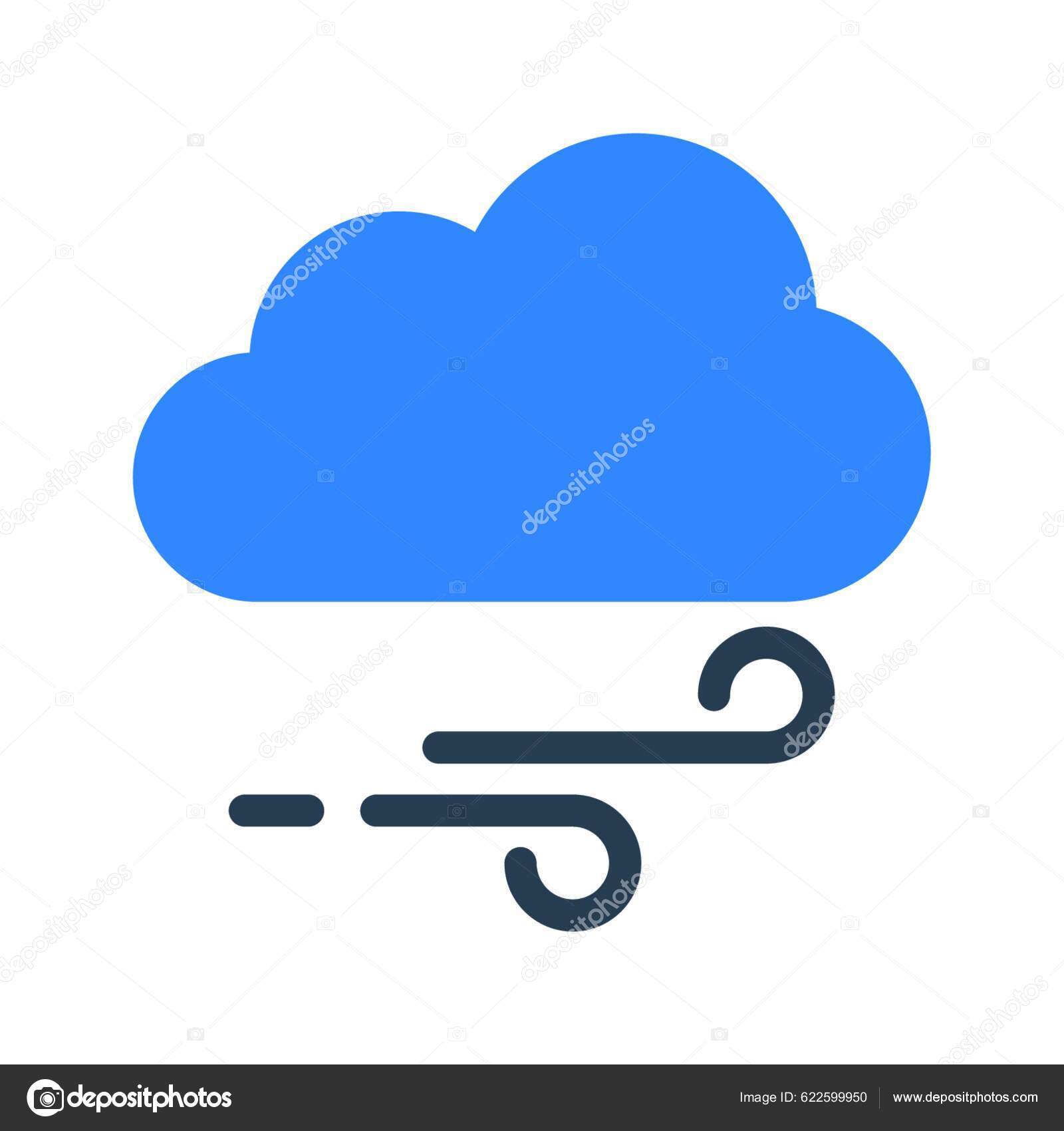 Strong Wind Simple Vector Illustration Stock Vector by ©YAY_Images ...