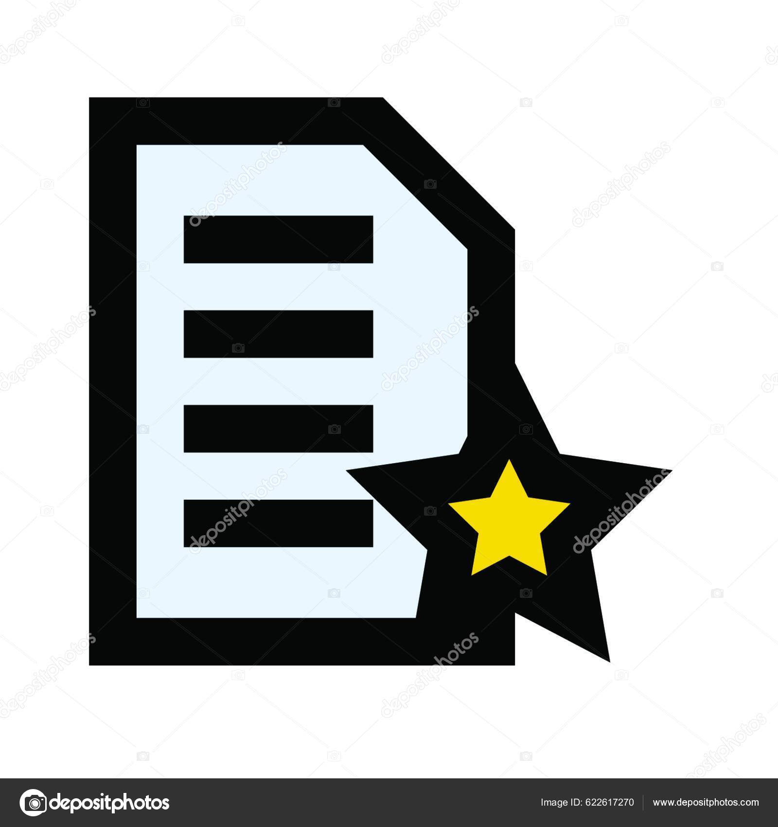 Favorite Icon Vector Illustration Stock Vector by ©YAY_Images 622617270