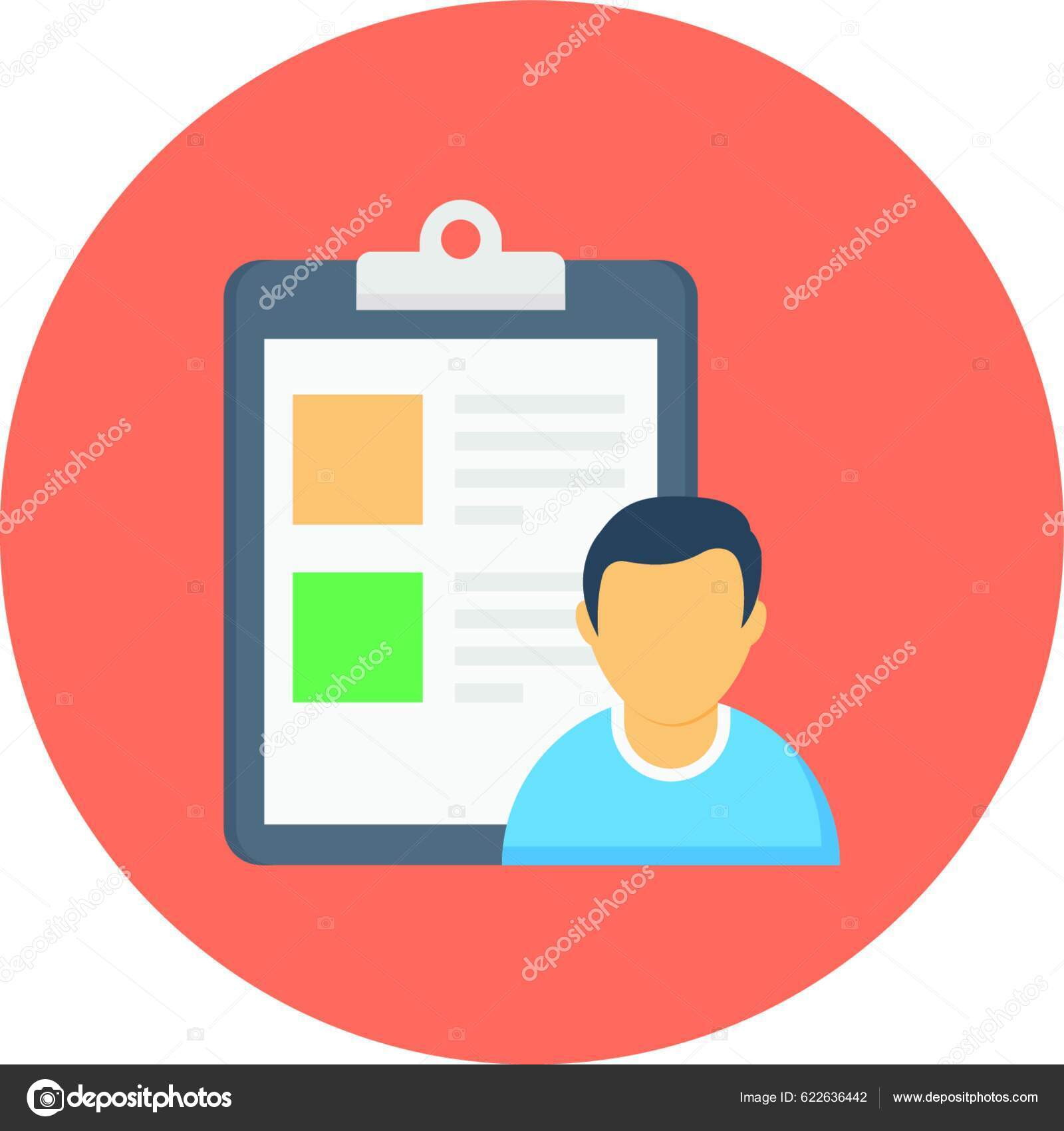 Checklist Icono Vector Ilustración Vector de stock #622636442 de ©YAY ...