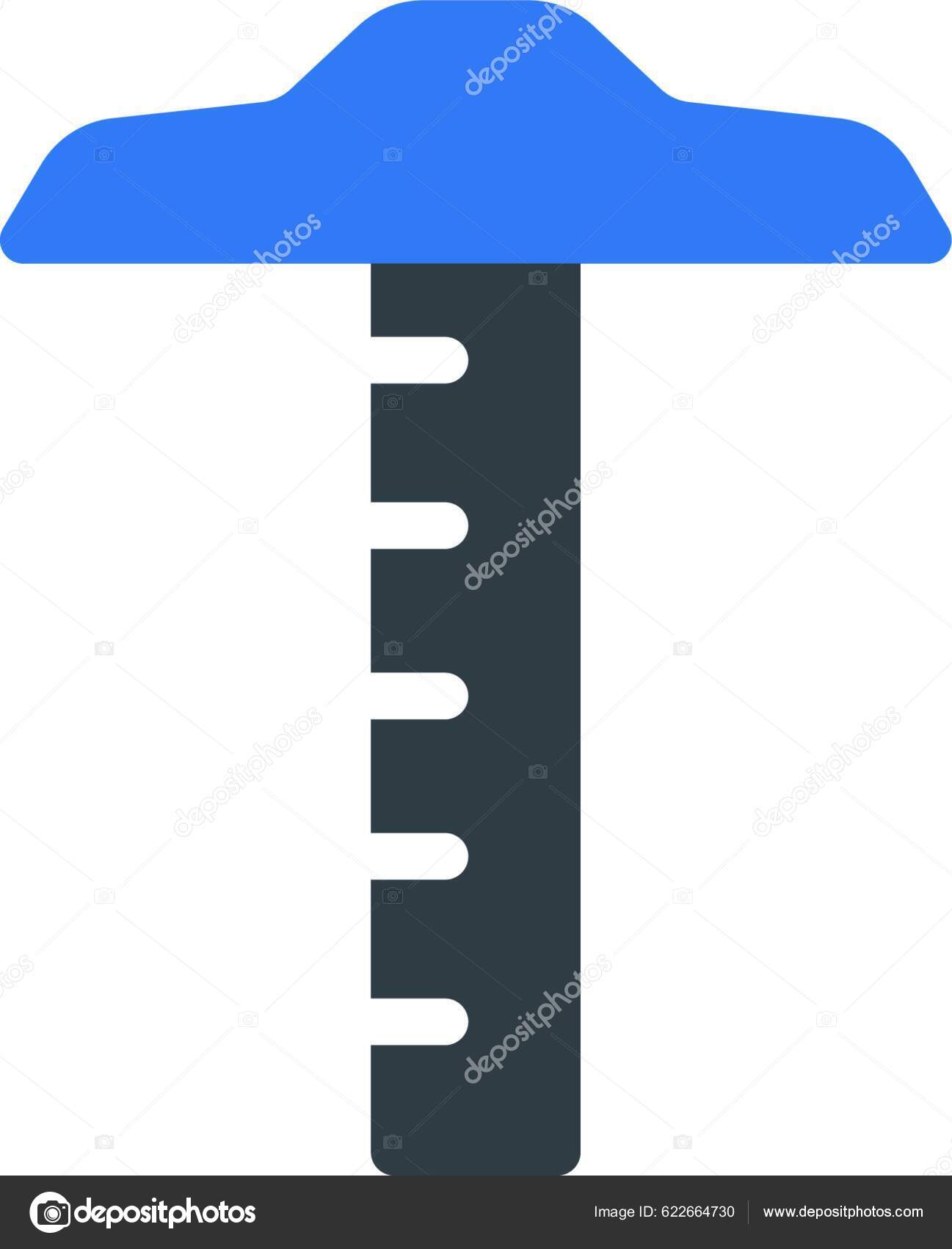 Ruler Icon Measure Symbol Vector Illustration Stock Vector by ©YAY ...