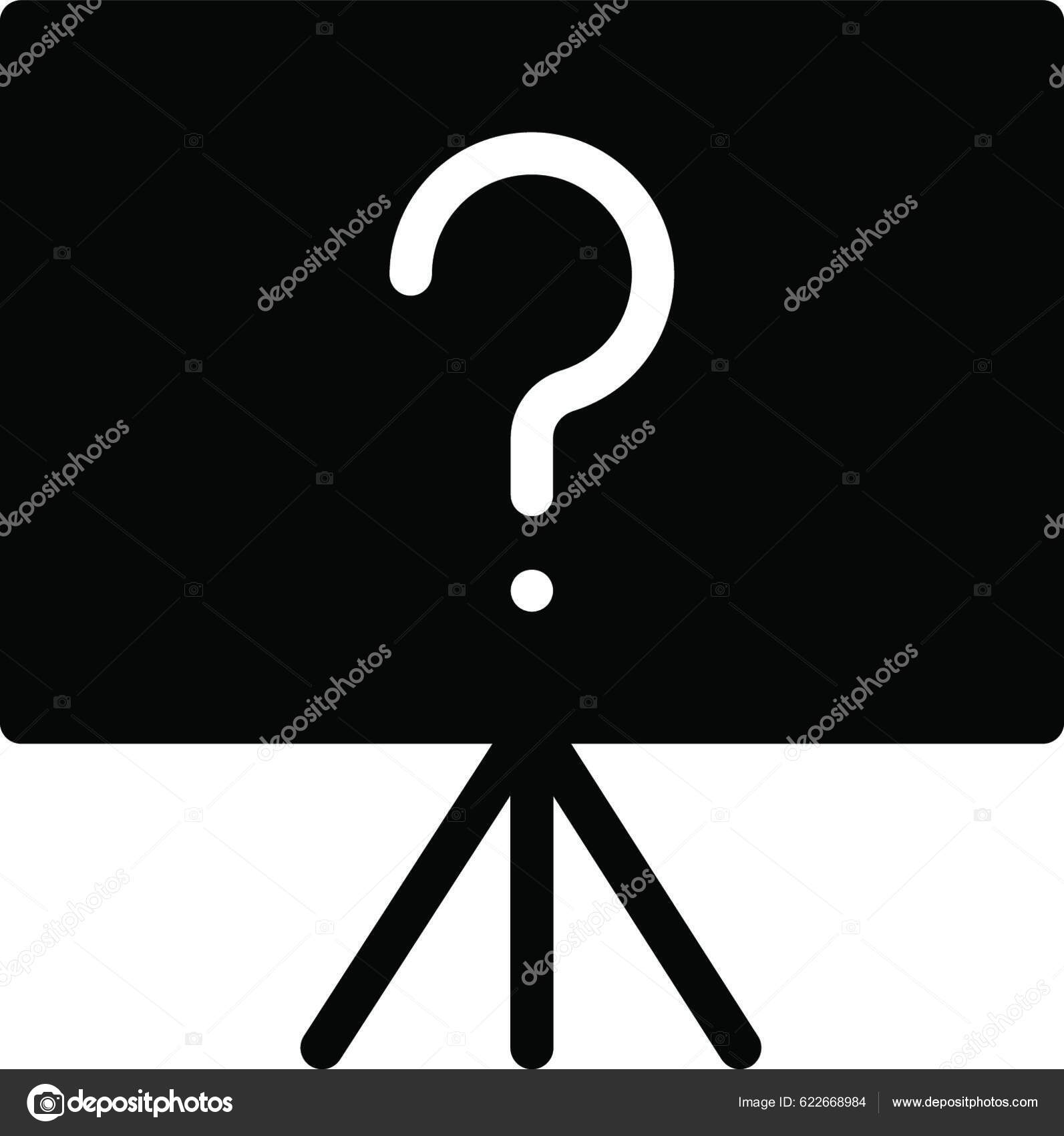 Icono Del Signo Interrogación Ilustración Simple Web Vector de stock #622668984 de ©YAY_Images