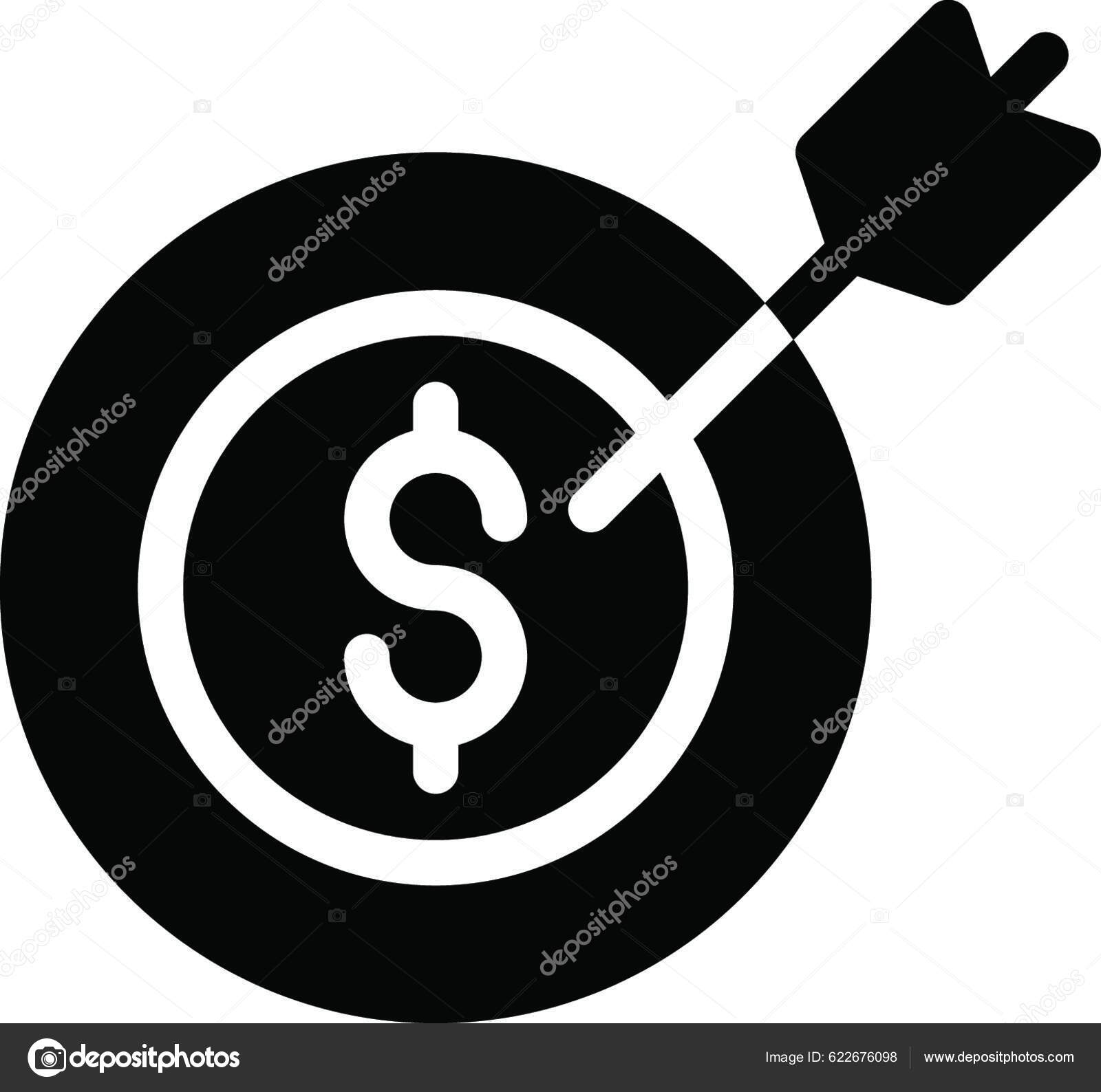 Target Icon Web Symbol Vector Illustration Stock Vector by ©YAY_Images ...