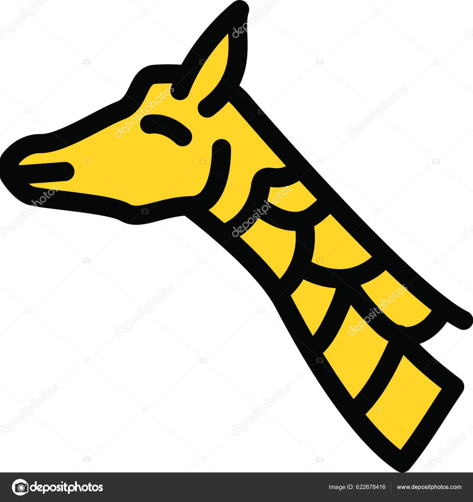 Giraffe Icon Vector Illustration Stock Vector by ©YAY_Images 622678416