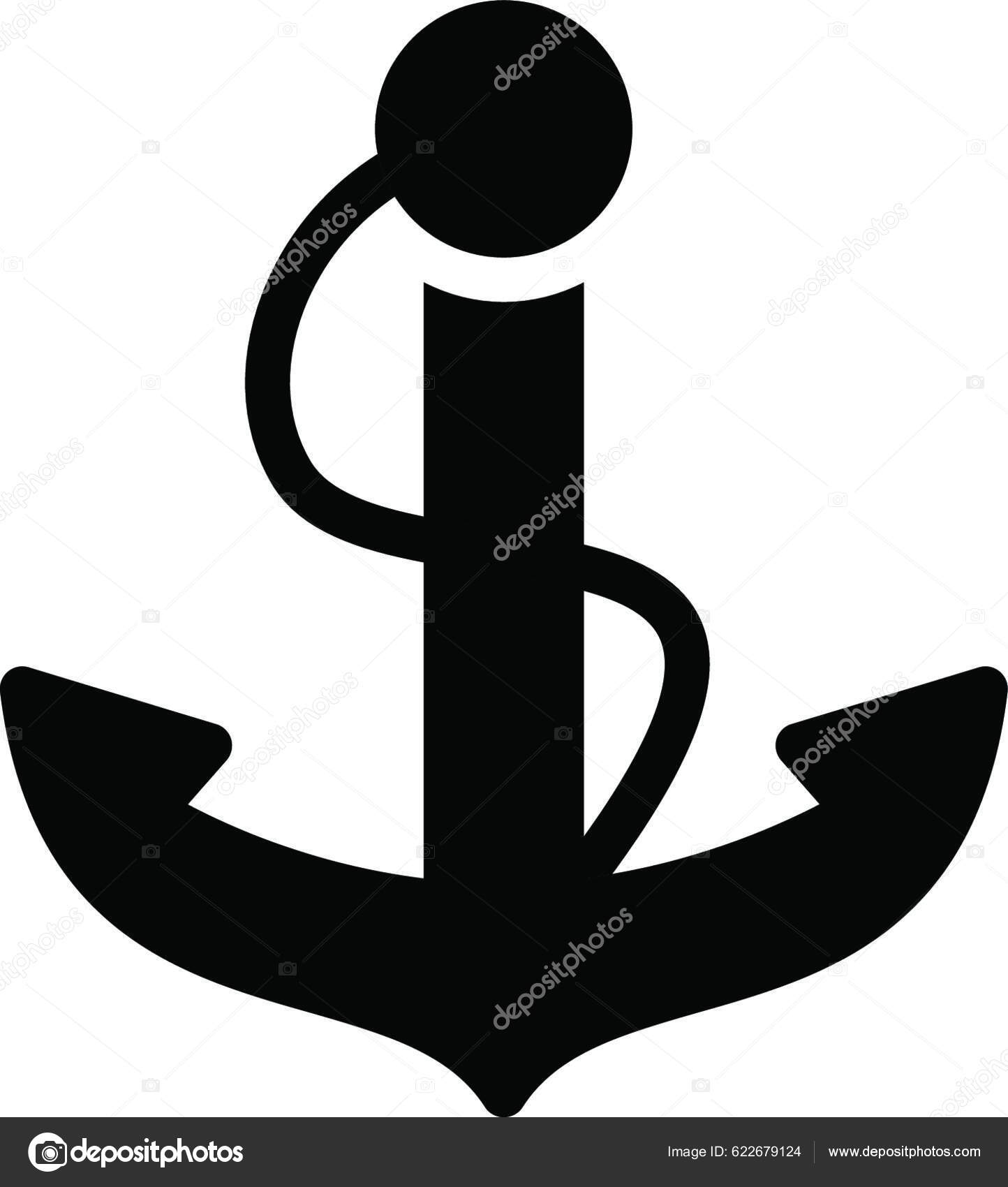 Anchor Symbol Vector Illustration Stock Vector by ©YAY_Images 622679124