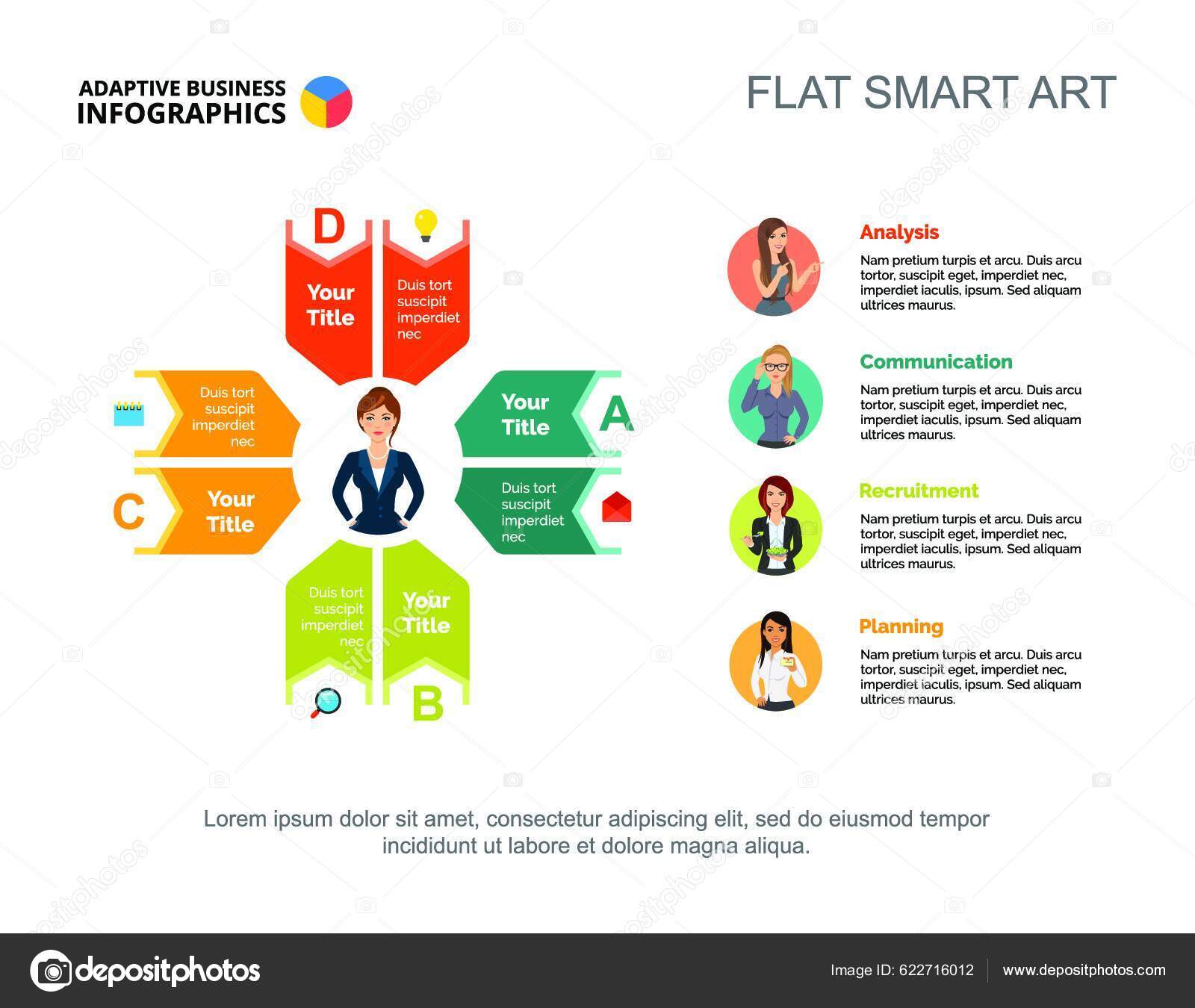 Four Ideas Process Chart Template Presentation Stock Vector by ©YAY ... Four Ideas Process Chart Template Presentation Stock Vector by ©YAY ...