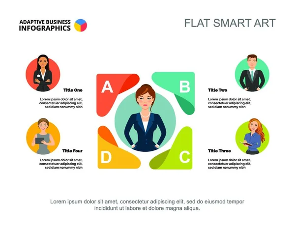 Two Partners Process Chart Template Presentation Vector de stock por ©YAY_Images 622721860