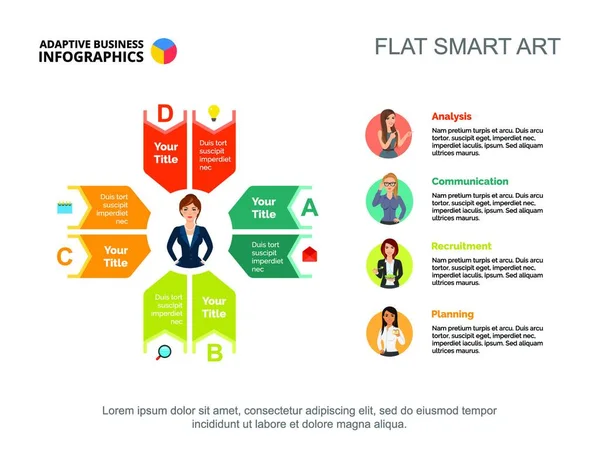 Four Steps Plan Process Chart Template Presentation Stock Vector by ©YAY_Images 622716058
