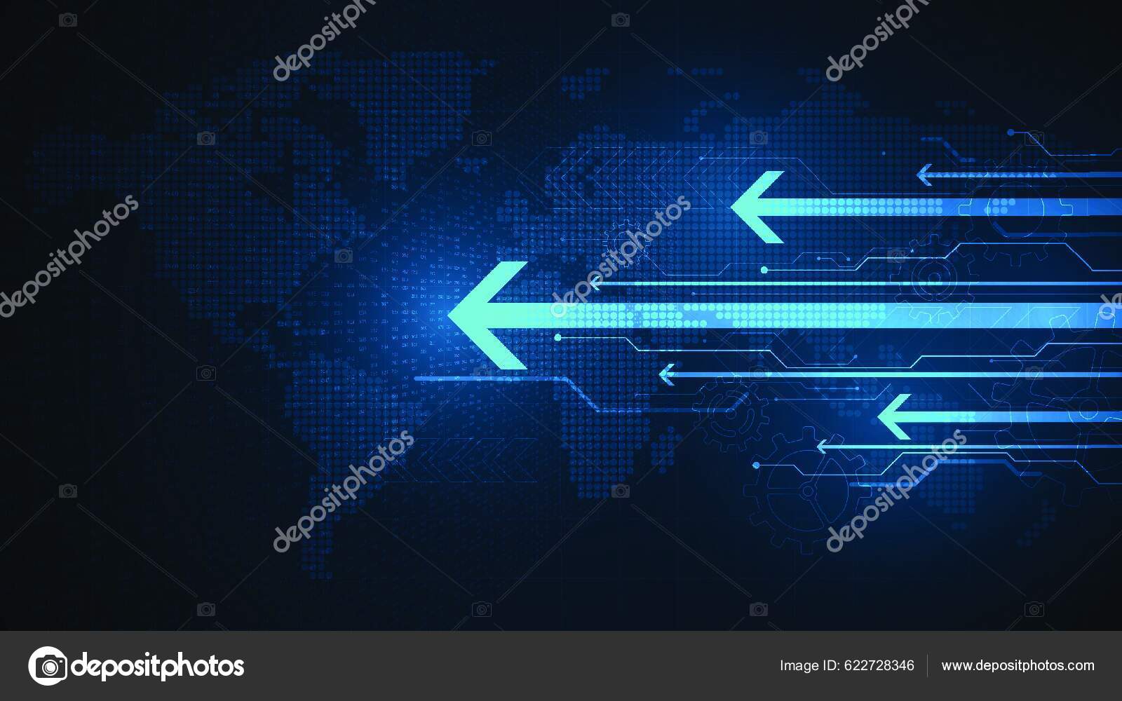 Access Large Amounts Data High Speeds Stock Vector By ©yay Images 622728346