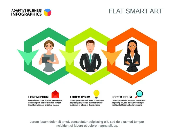 Two Partners Process Chart Template Presentation Vector de stock por ©YAY_Images 622721860