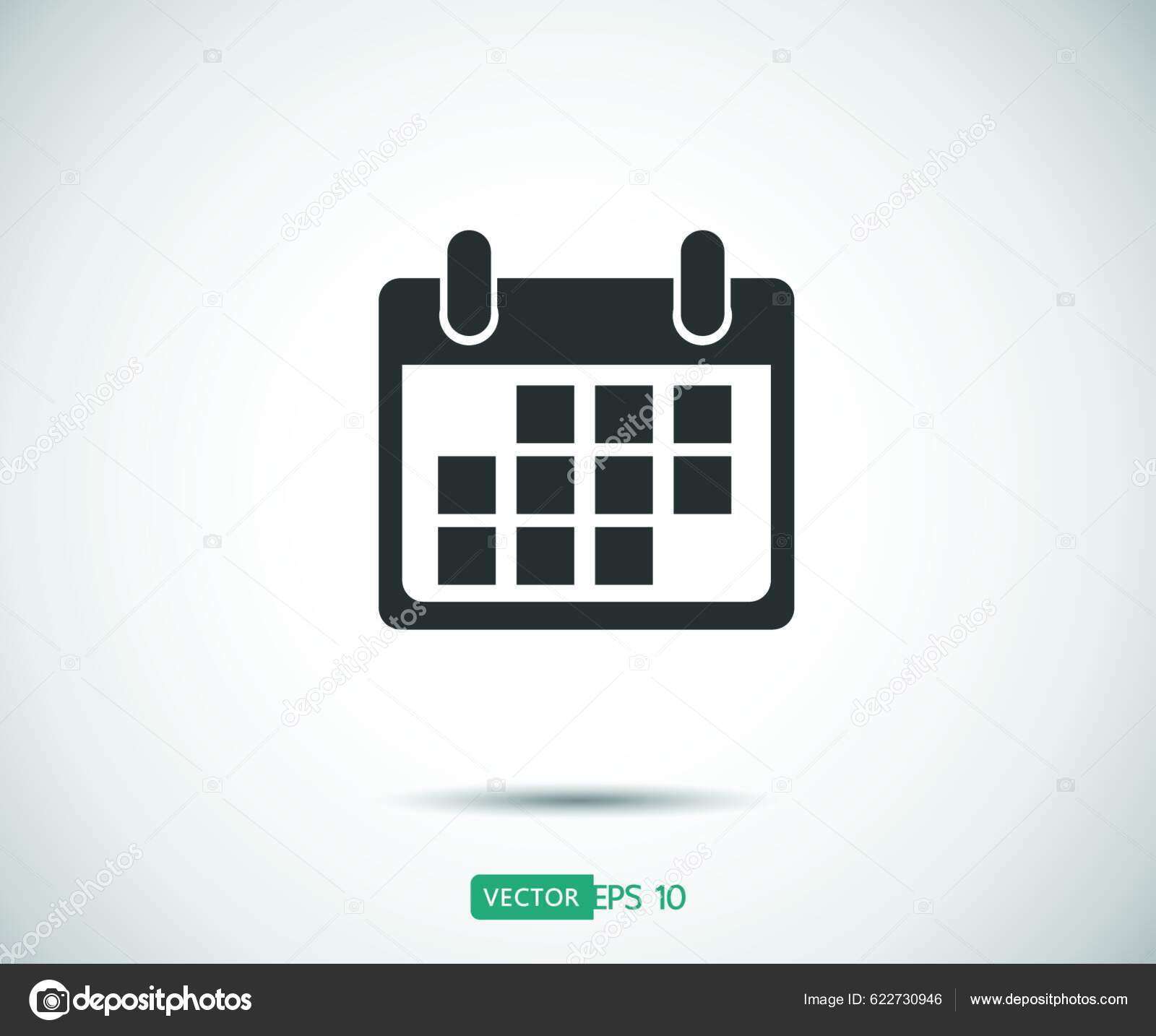 Calendar Vector Illustration Simple Design Vector de stock por ©YAY ...