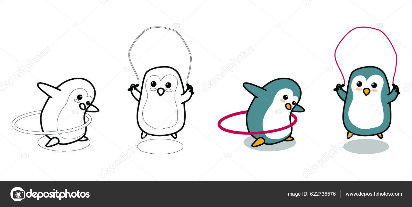 Cartoon Coloring Page Vector Simple Design Stockvektor af ©YAY_Images ...