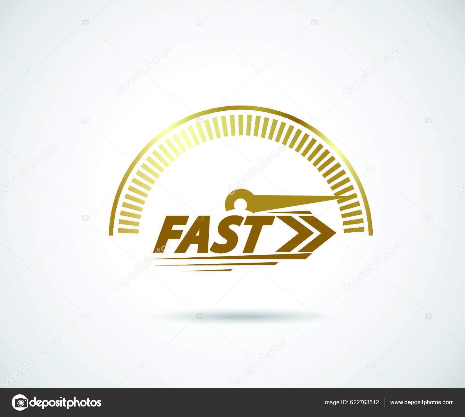 Speed Vector Logo Racing Event Main Elements Modification Speedometer ...
