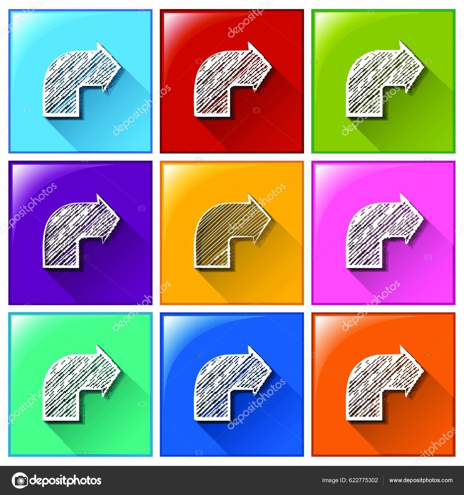 Arrow Icons Beautiful Vector Illustration Stock Vector by ©YAY_Images ...