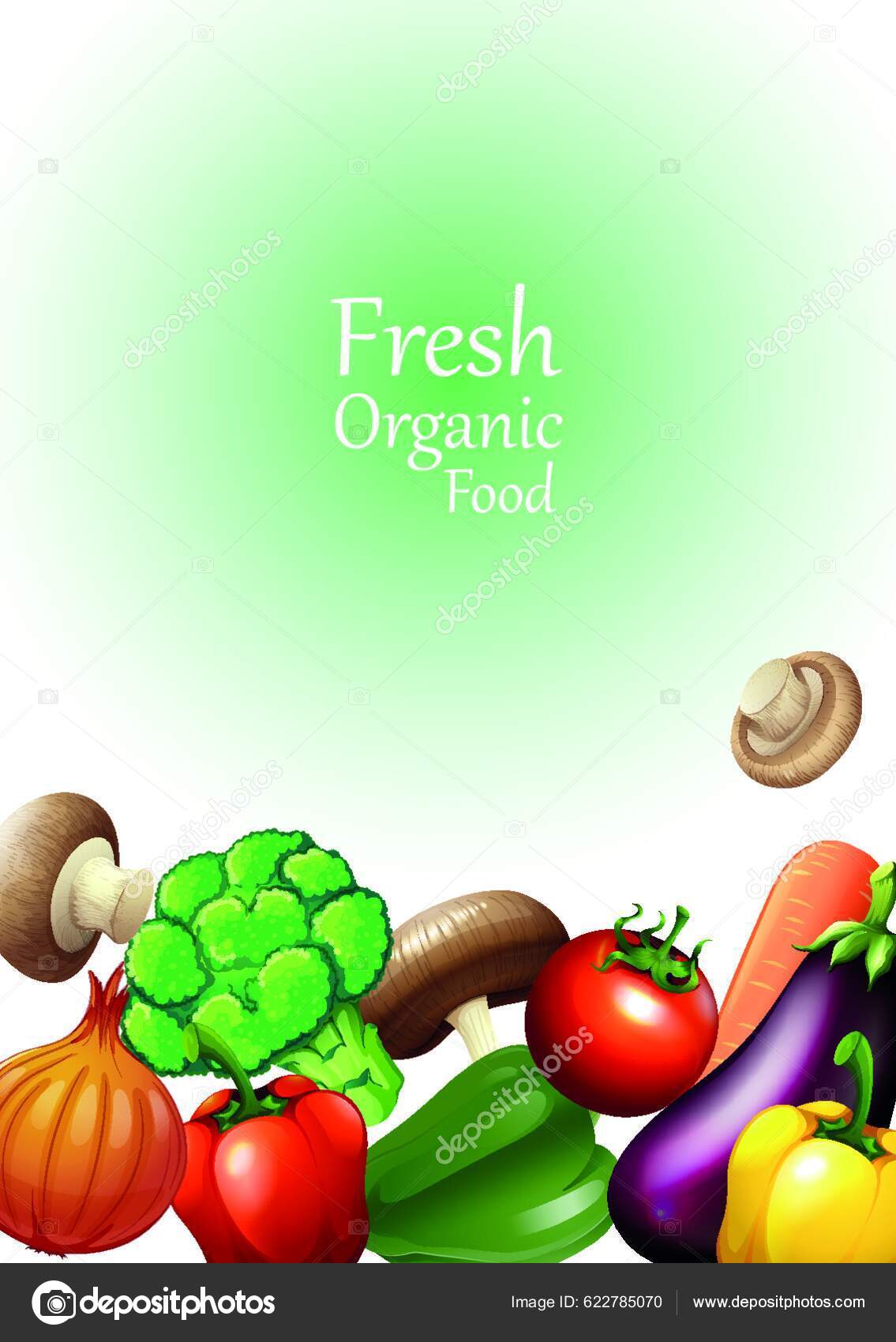Poster Design Fresh Vegetables Stock Vector by ©YAY_Images 622785070