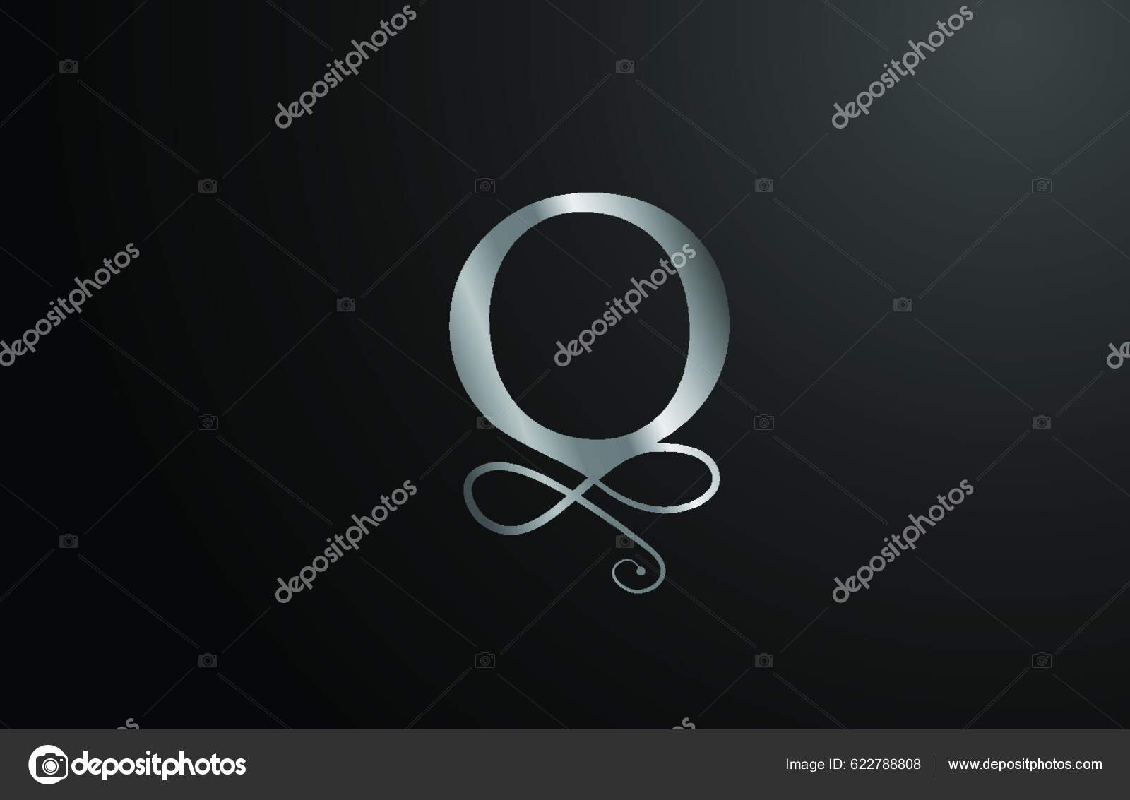 Grey Elegant Monogram Alphabet Letter Icon Logo Design Vintage ...