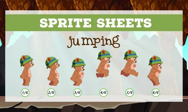 Boy Sprite Sheets Jumping Stock Vector od © YAY_Images 622804742