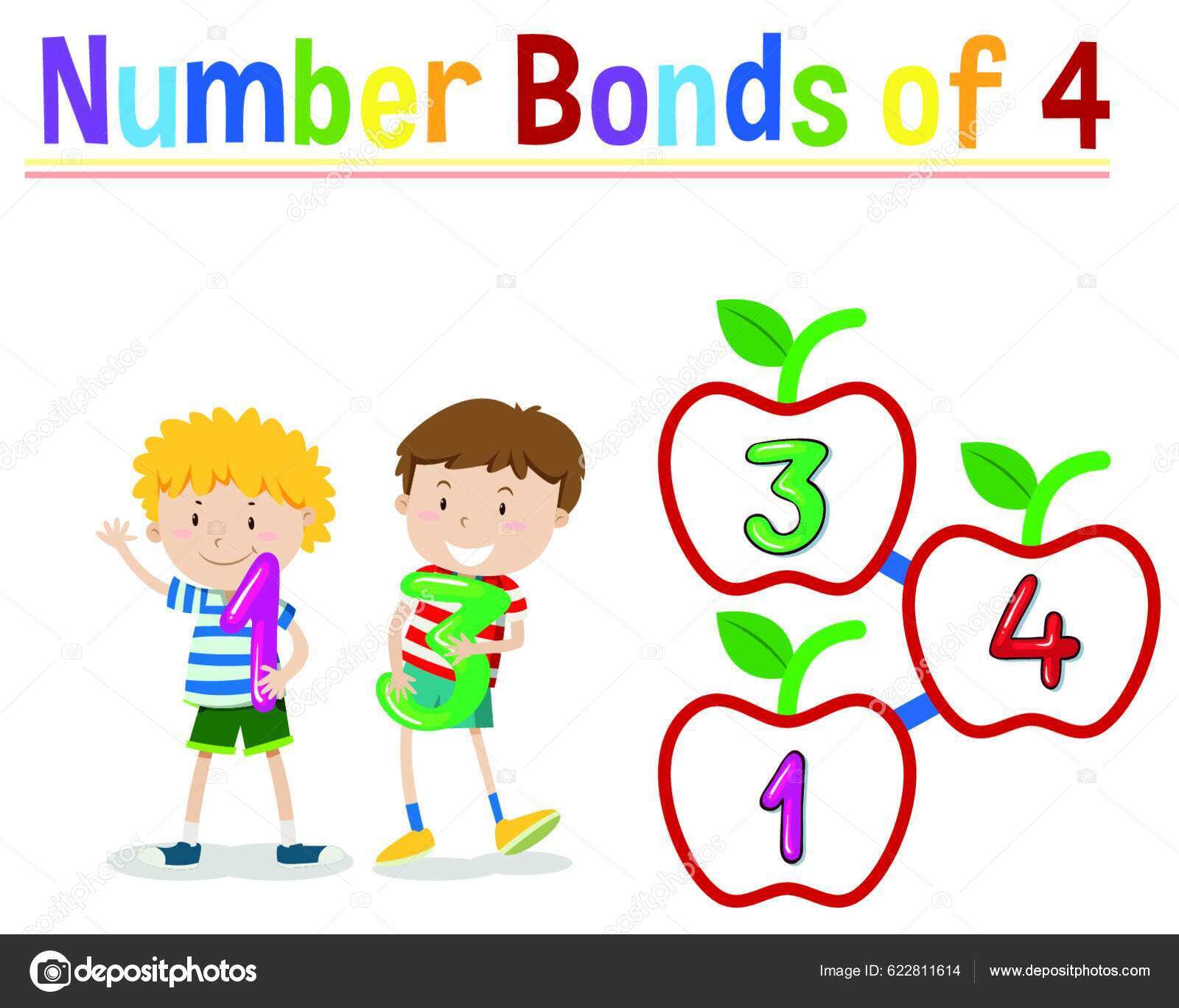 Image vectorielle Number Bonds Four par ©YAY_Images - 622811614