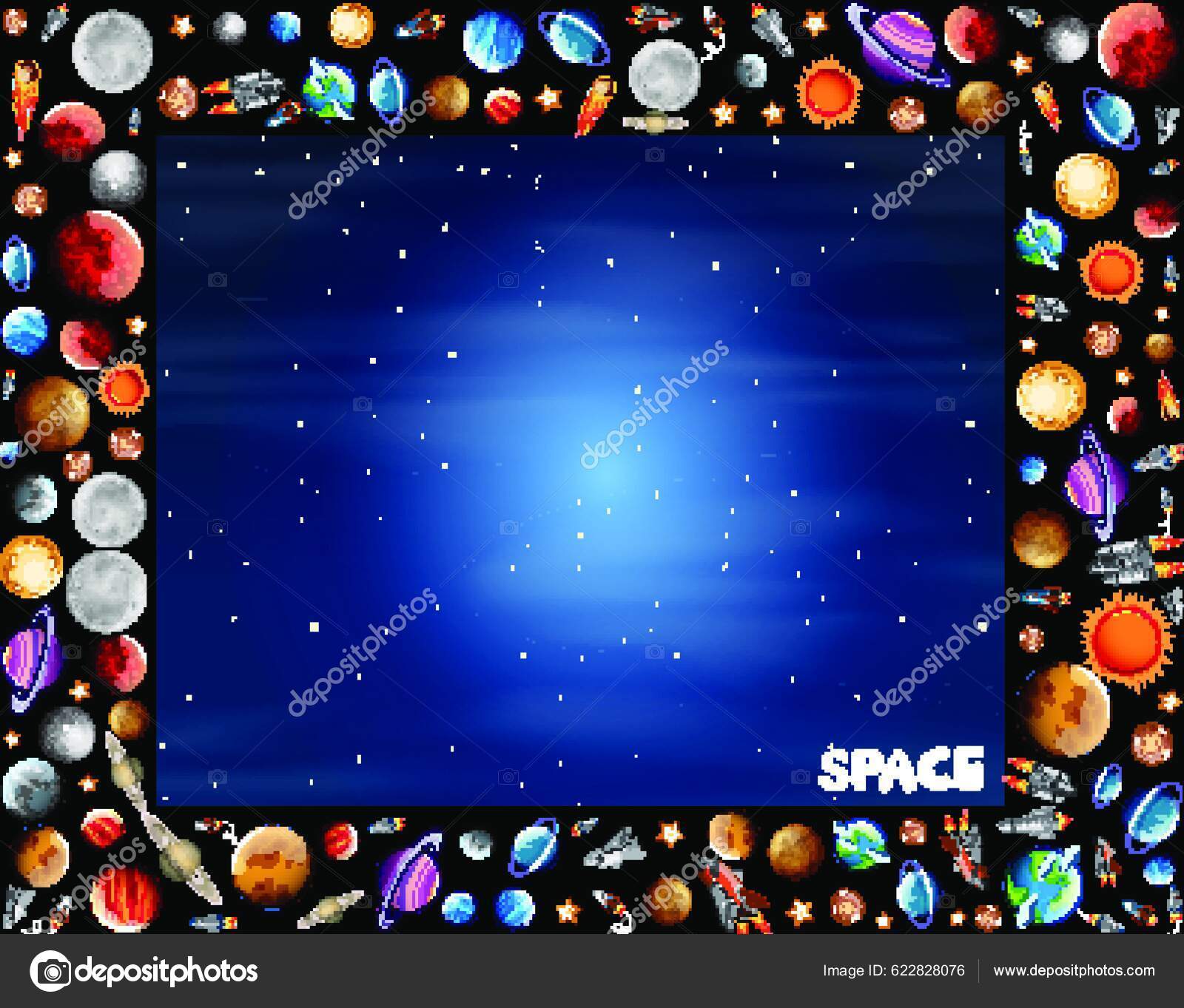 Frame Design Planets Space Stock Vector by ©YAY_Images 622828076