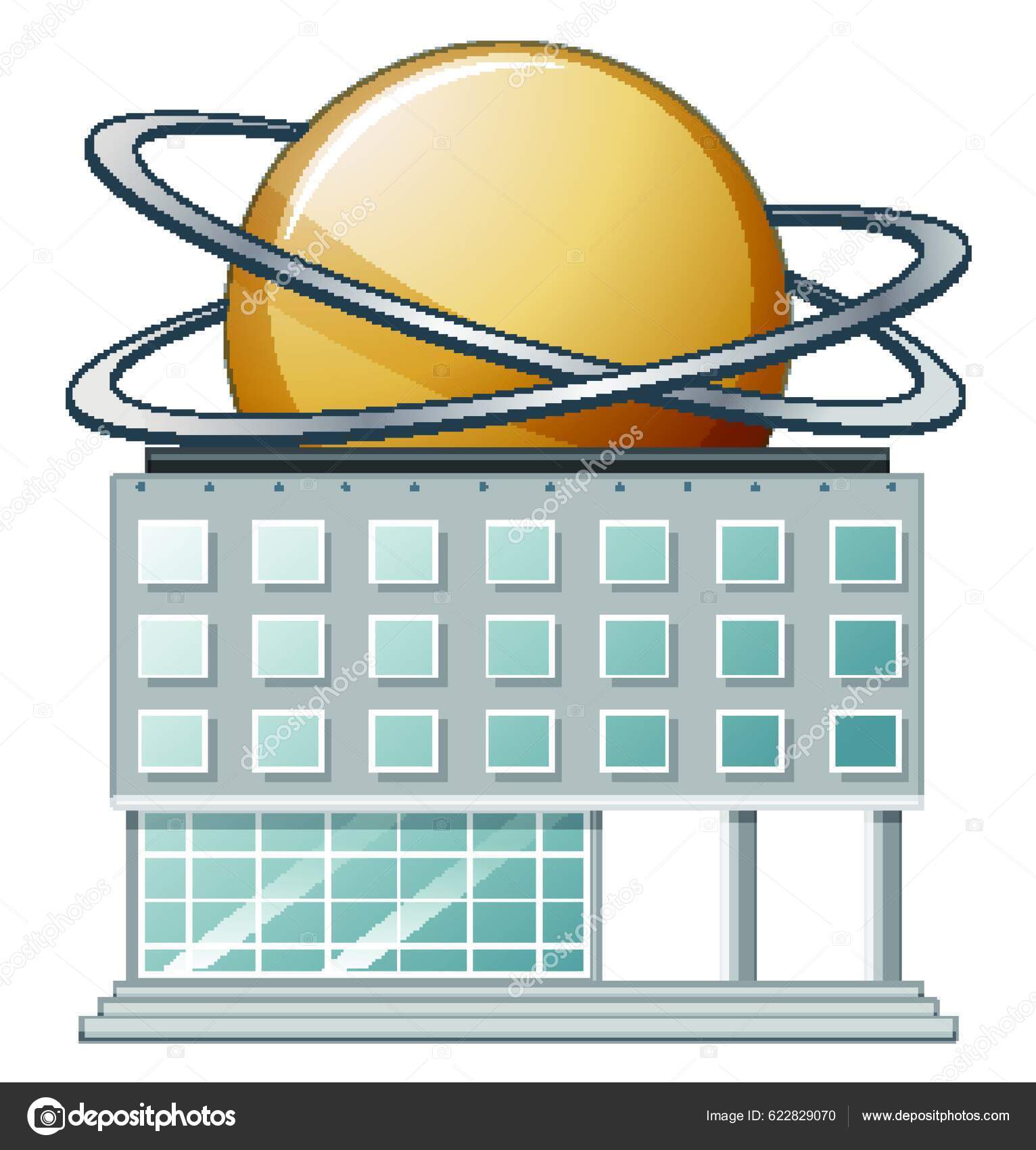 Science Building White Background Stock Vector by ©YAY_Images 622829070