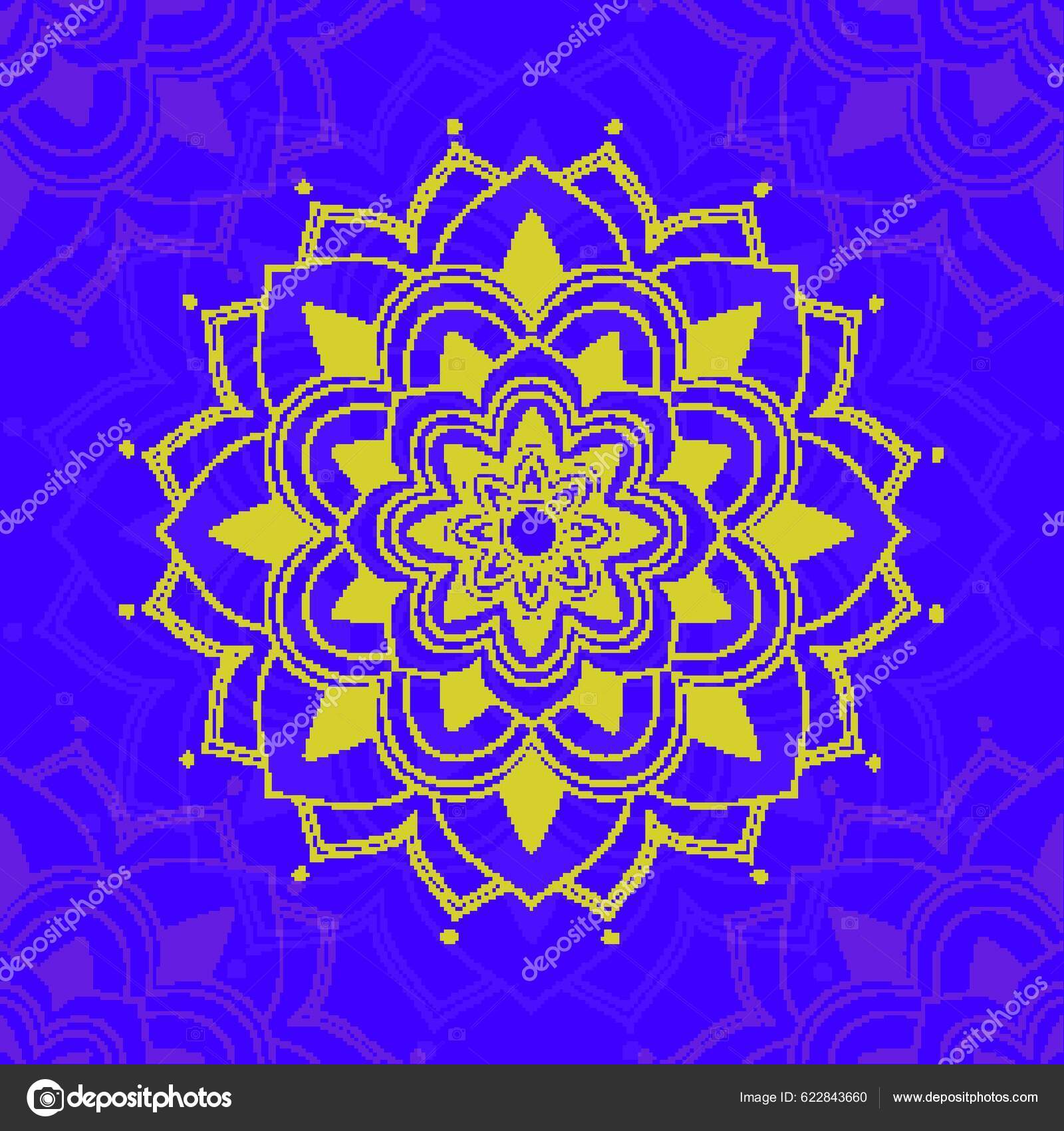 Mandala Patterns Purple Background Stock Vector by ©YAY_Images 622843660
