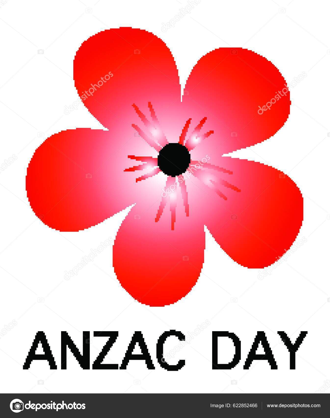 Anzac Day Sign White Background Stock Vector by ©YAY_Images 622852466