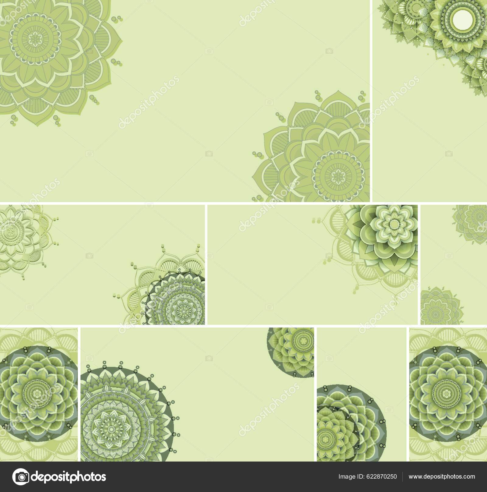Beautiful Color Mandala Background Stock Vector by ©YAY_Images 622870250