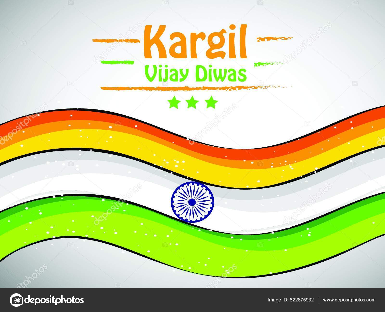 Illustration Indian Kargil Vijay Diwas Background Stock Vector by ©YAY_Images 622875932