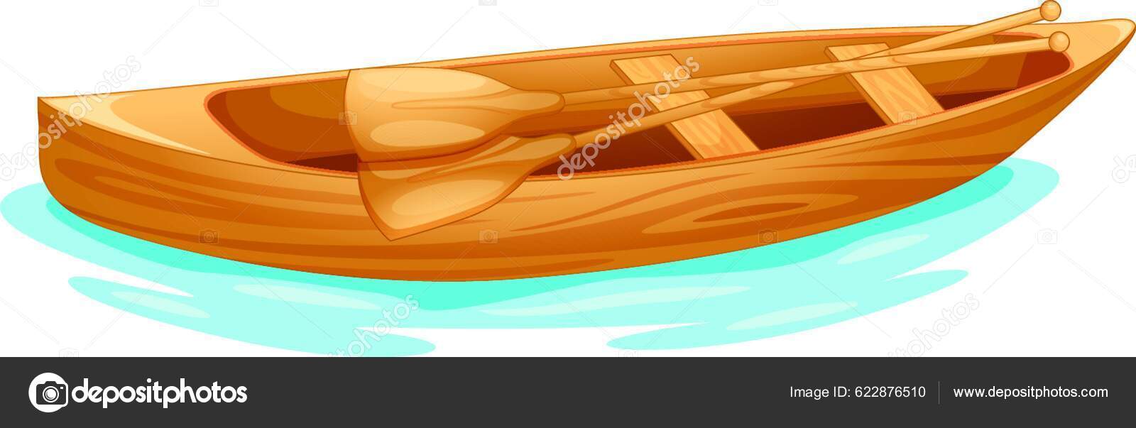 Boat Water Vector Illustration Stock Vector by ©YAY_Images 622876510